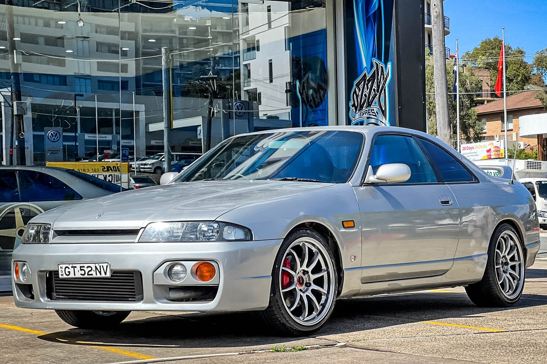 nissan skyline avid av-40 hyper black wheel #10096