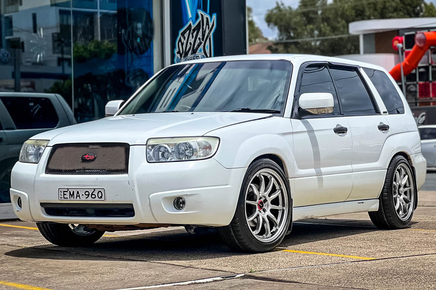 subaru forester avid av-40 hyper black wheel #10098