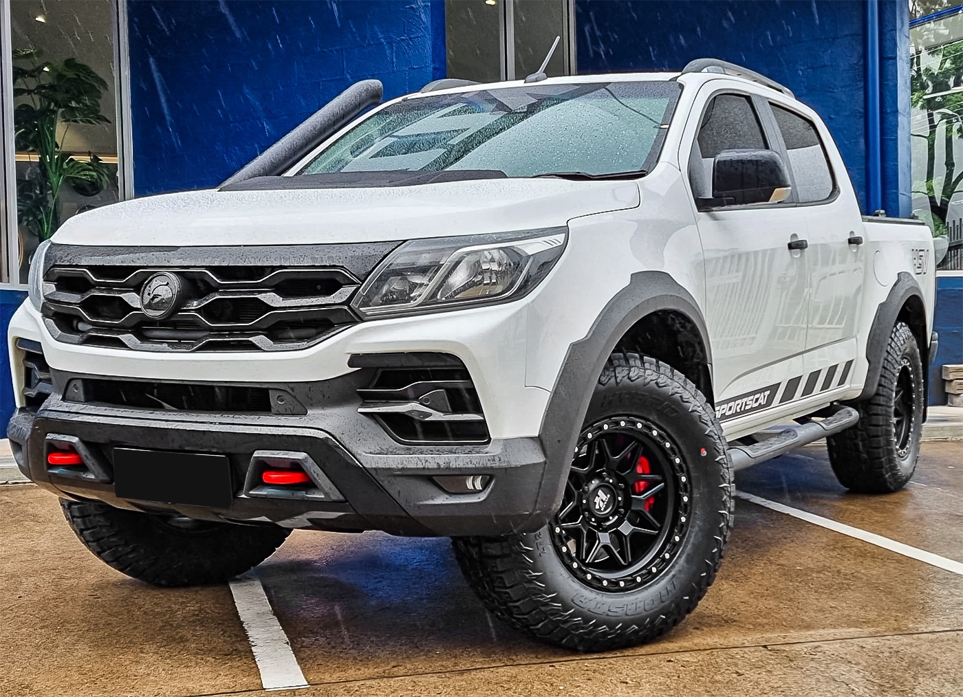 holden hsv colorado hussla cadet matte black wheel #10101