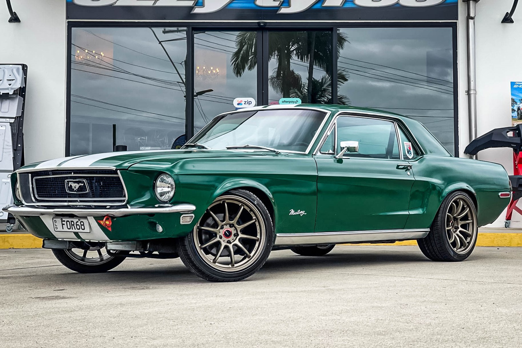 ford mustang avid av-40 matte bronze wheel #10130