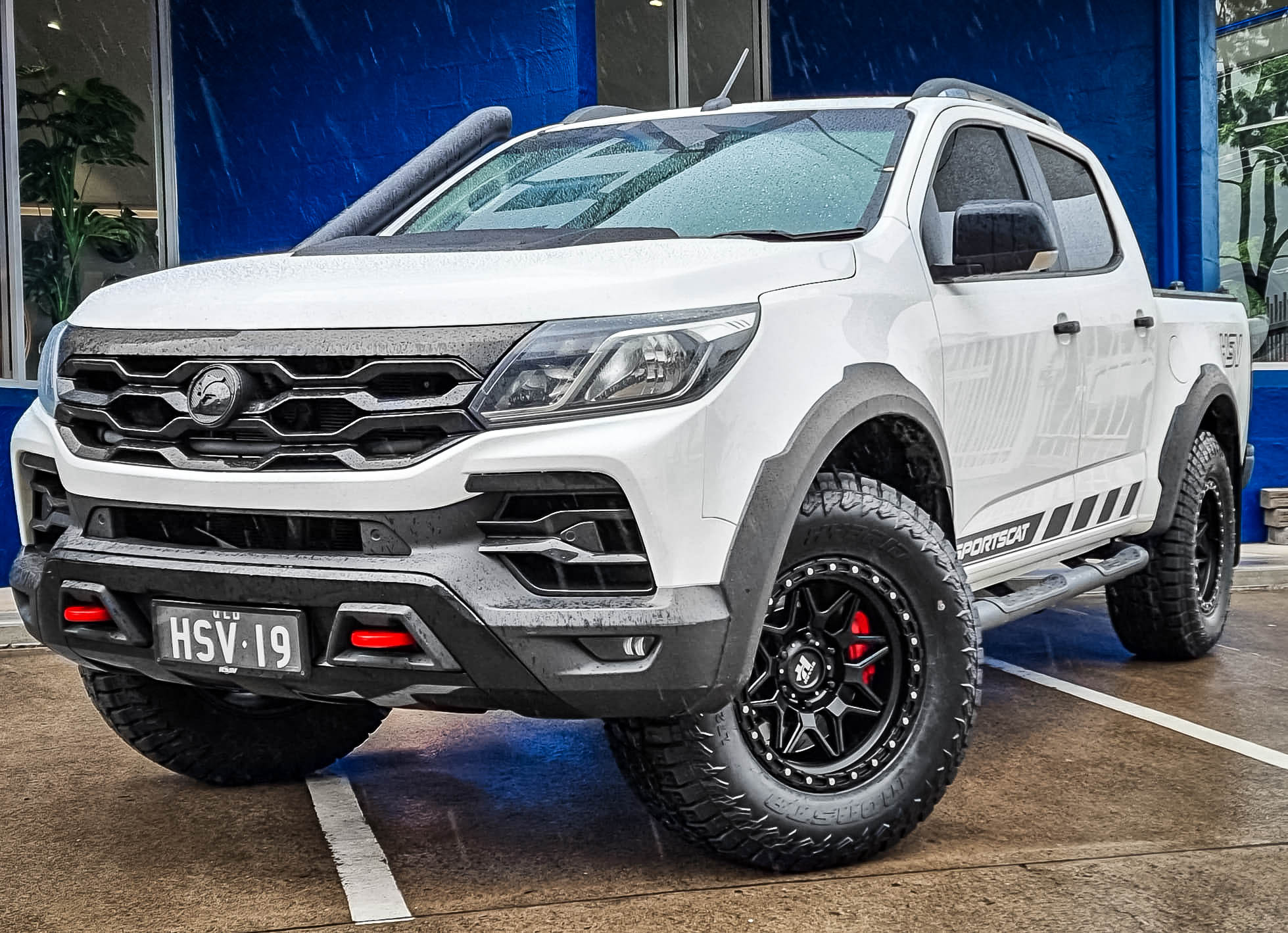 holden hsv colorado hussla cadet matte black wheel #10139