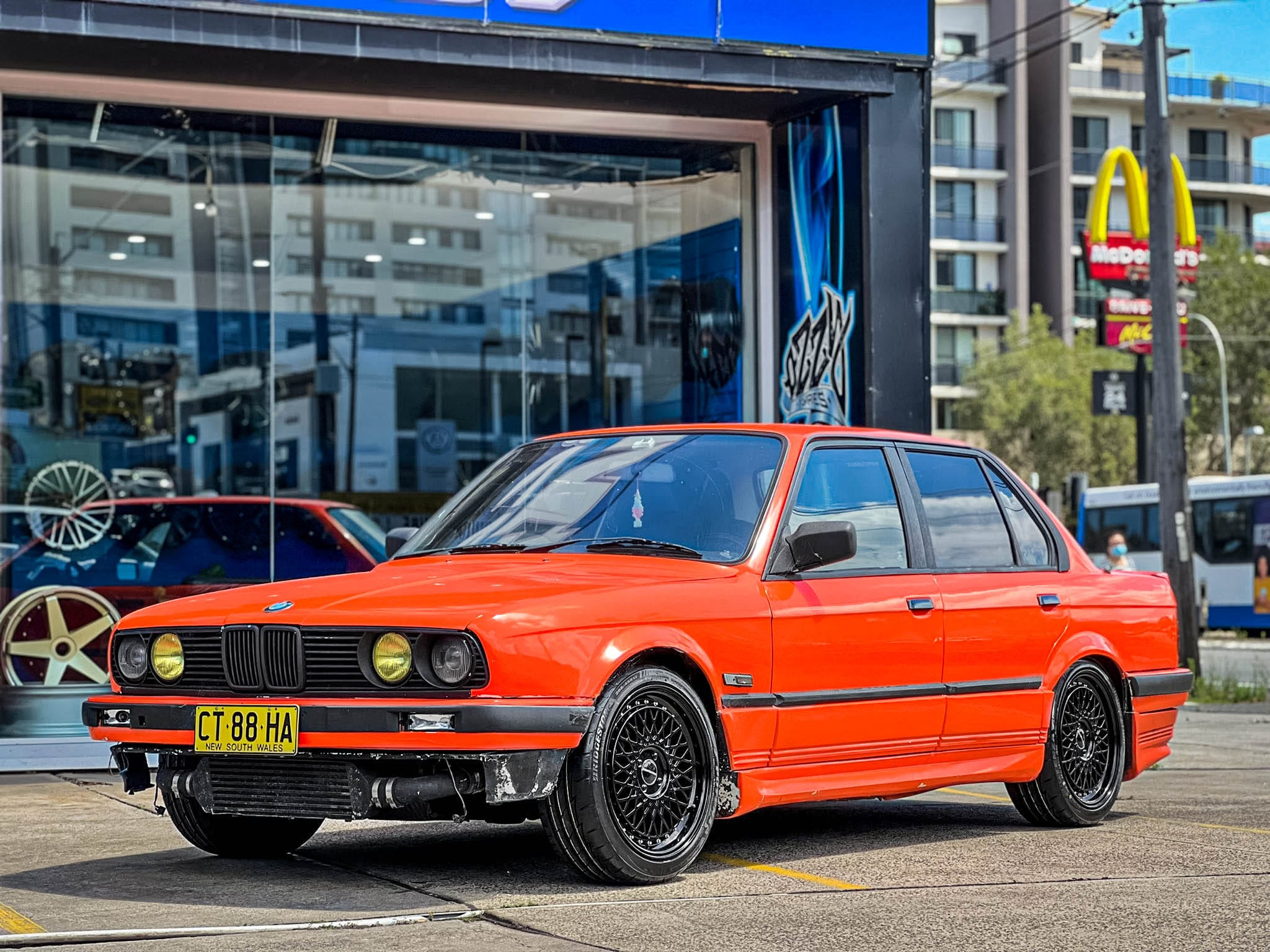 bmw 3 series avant garde m220 full gloss black wheel #10206