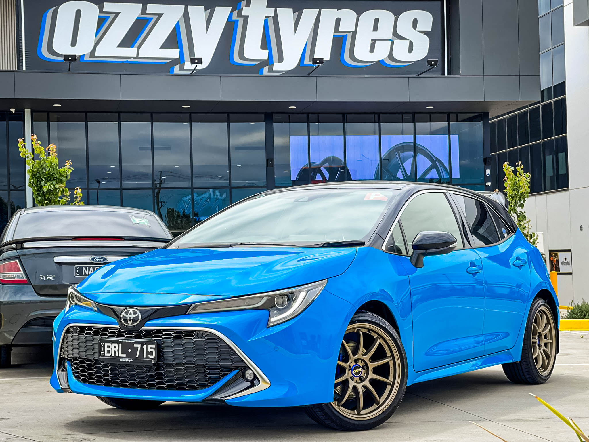 toyota corolla avid av-40 matte bronze wheel #10221