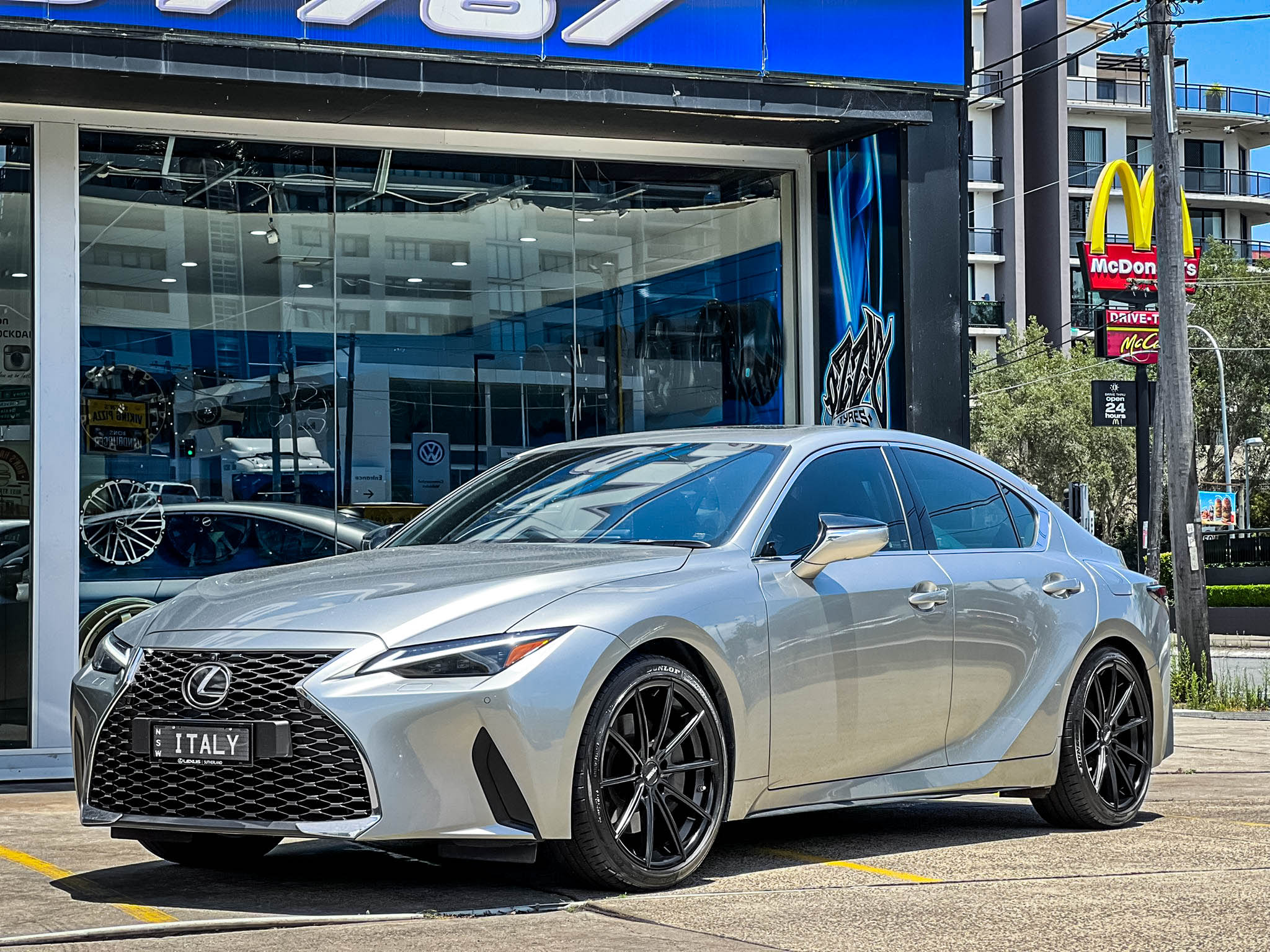 LEXUS IS HUSSLA MOZ MATTE BLACK Wheel #10250