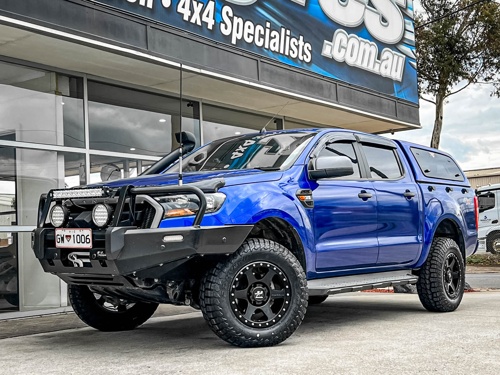FORD RANGER HUSSLA SPITFIRE MATTE BLACK Wheel #10270