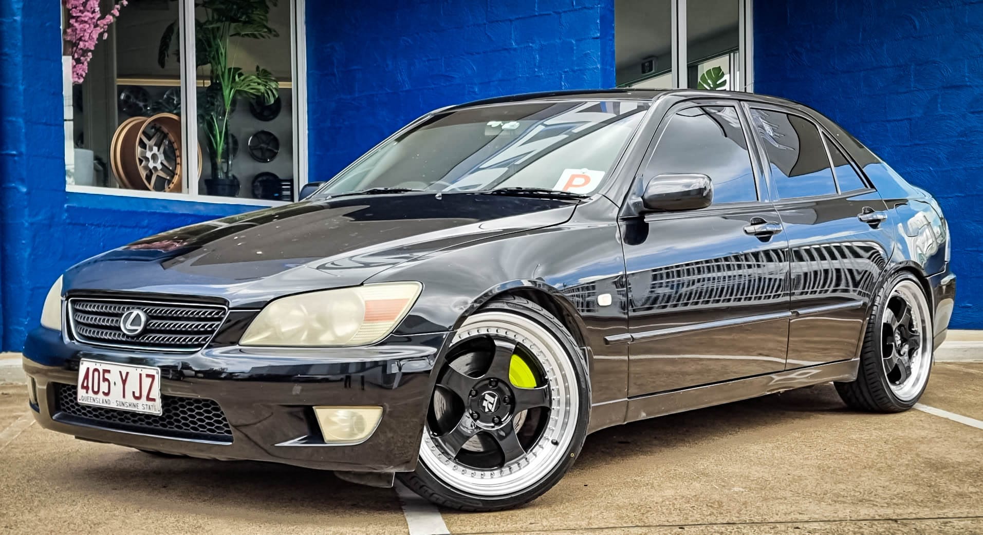 LEXUS IS HUSSLA ZEN GLOSS BLACK CHROME RIVETS MACHINED LIP Wheel #10317