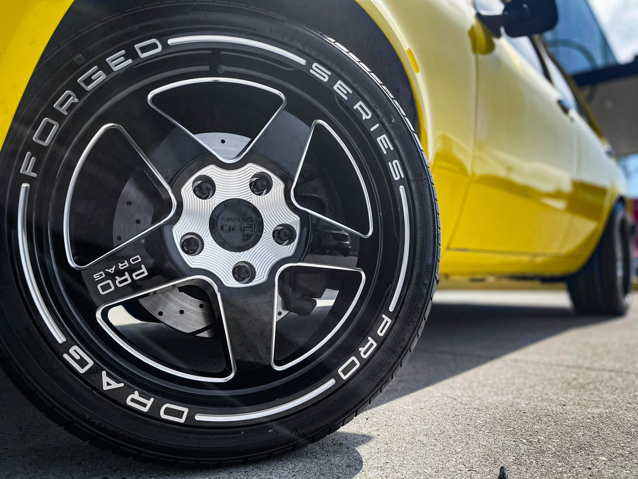 holden gemini pro drag pd1 black lip wheel #10550