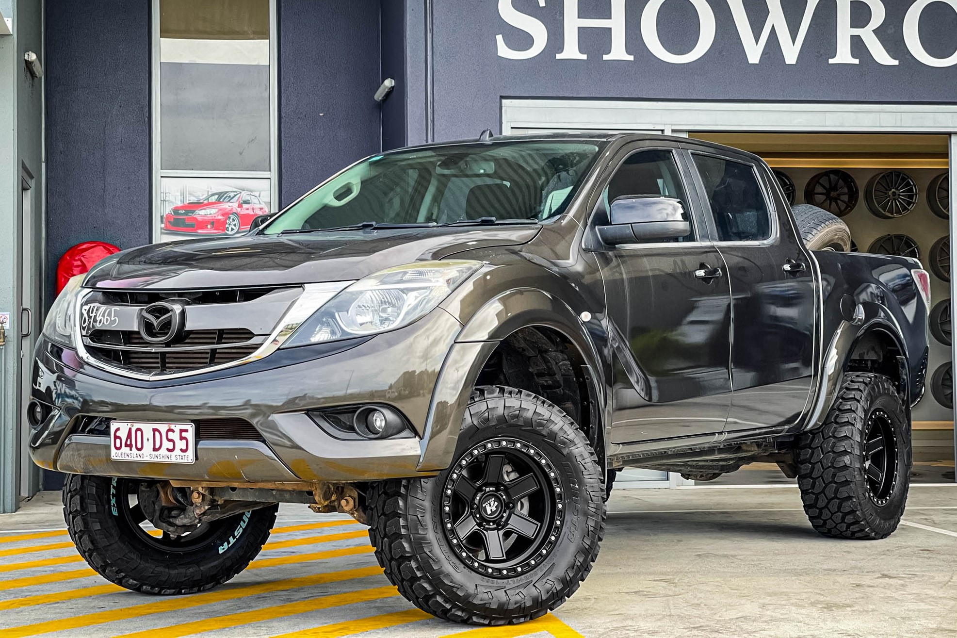 MAZDA BT-50 HUSSLA MARSHAL MATTE BLACK Wheel #10611