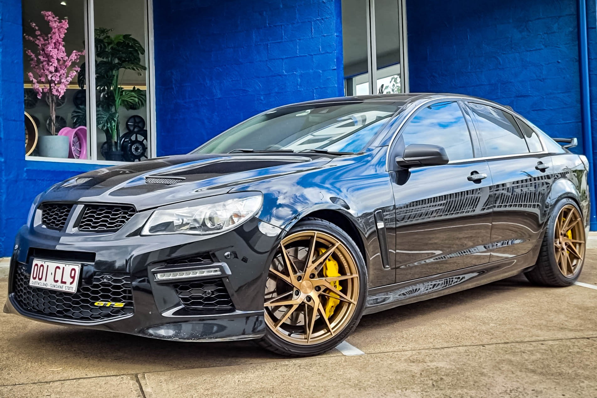 holden hsv gts vertini rfs1.9 brushed bronze wheel #10649