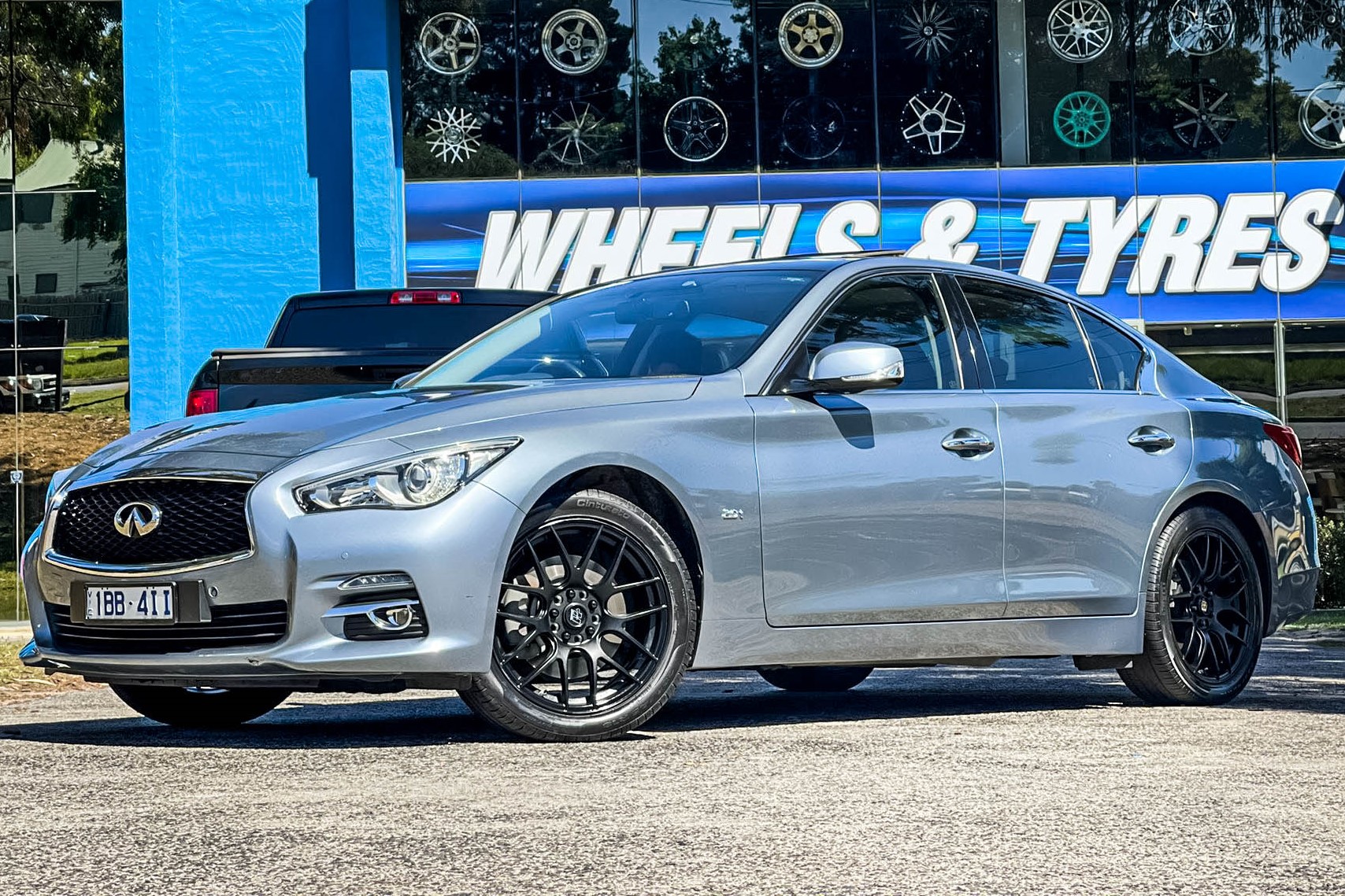 INFINITI Q50 HUSSLA 030 MATTE BLACK Wheel #10652