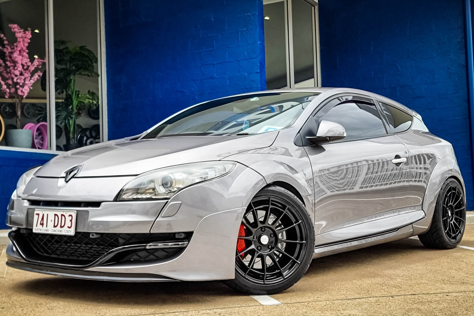 RENAULT MEGANE HUSSLA TOKYO GLOSS BLACK Wheel #10667