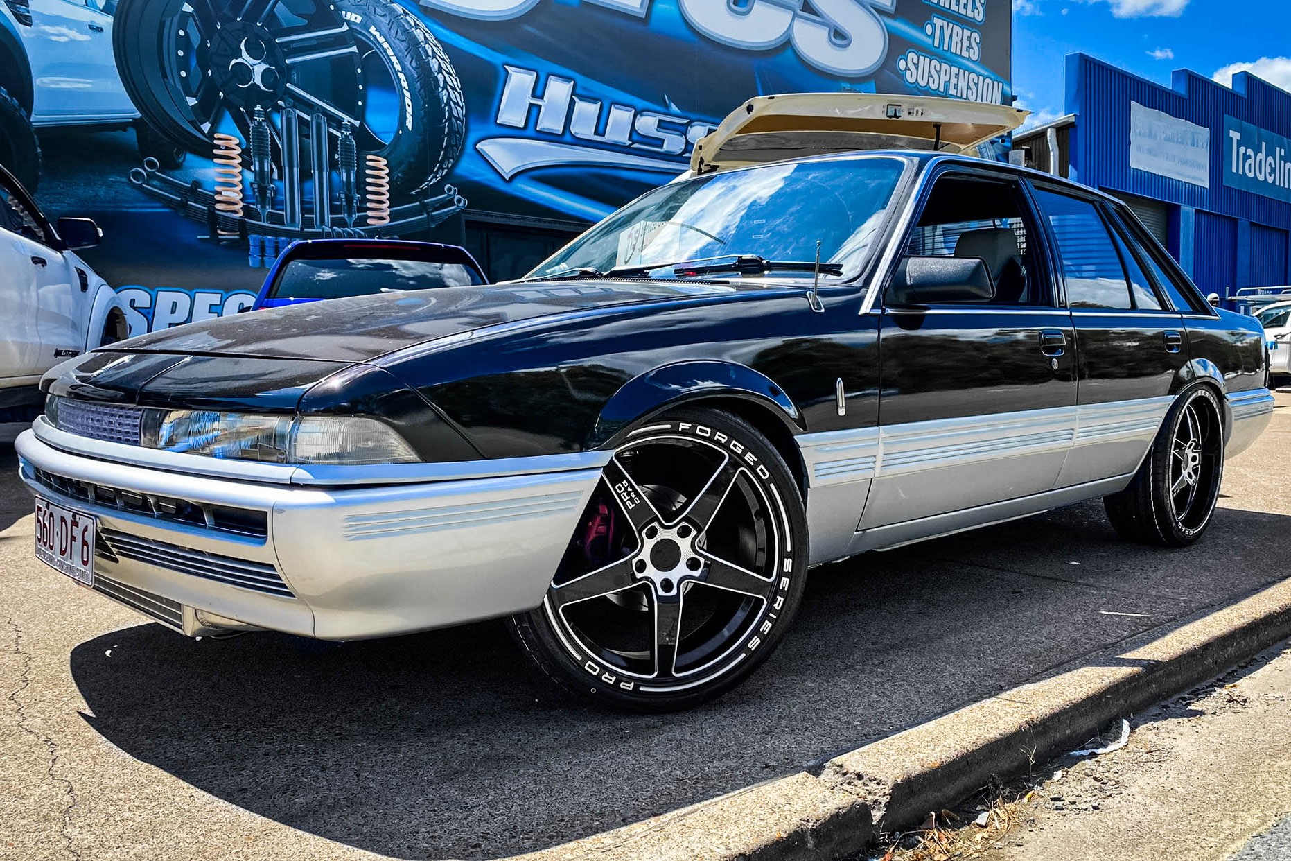 HOLDEN CALAIS PRO DRAG PD1 BLACK LIP Wheel #10789