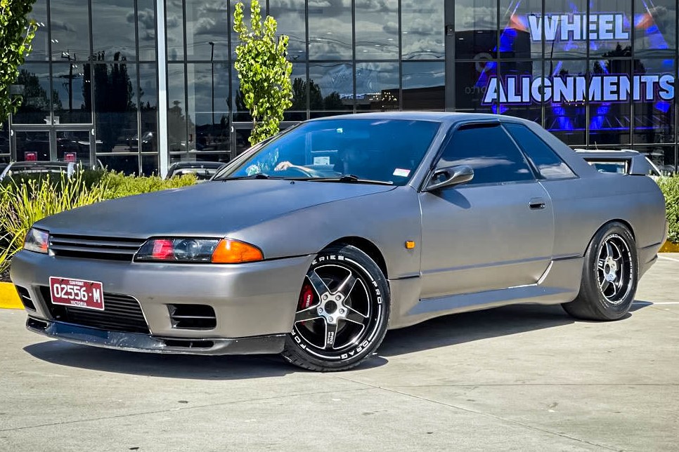 nissan skyline pro drag pd1 black lip wheel #10822