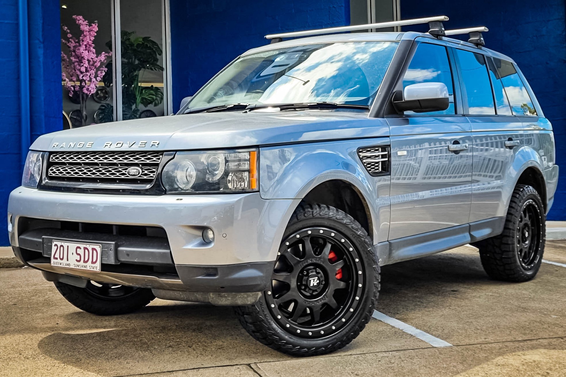 land rover range rover hussla raptor matte black wheel #10926