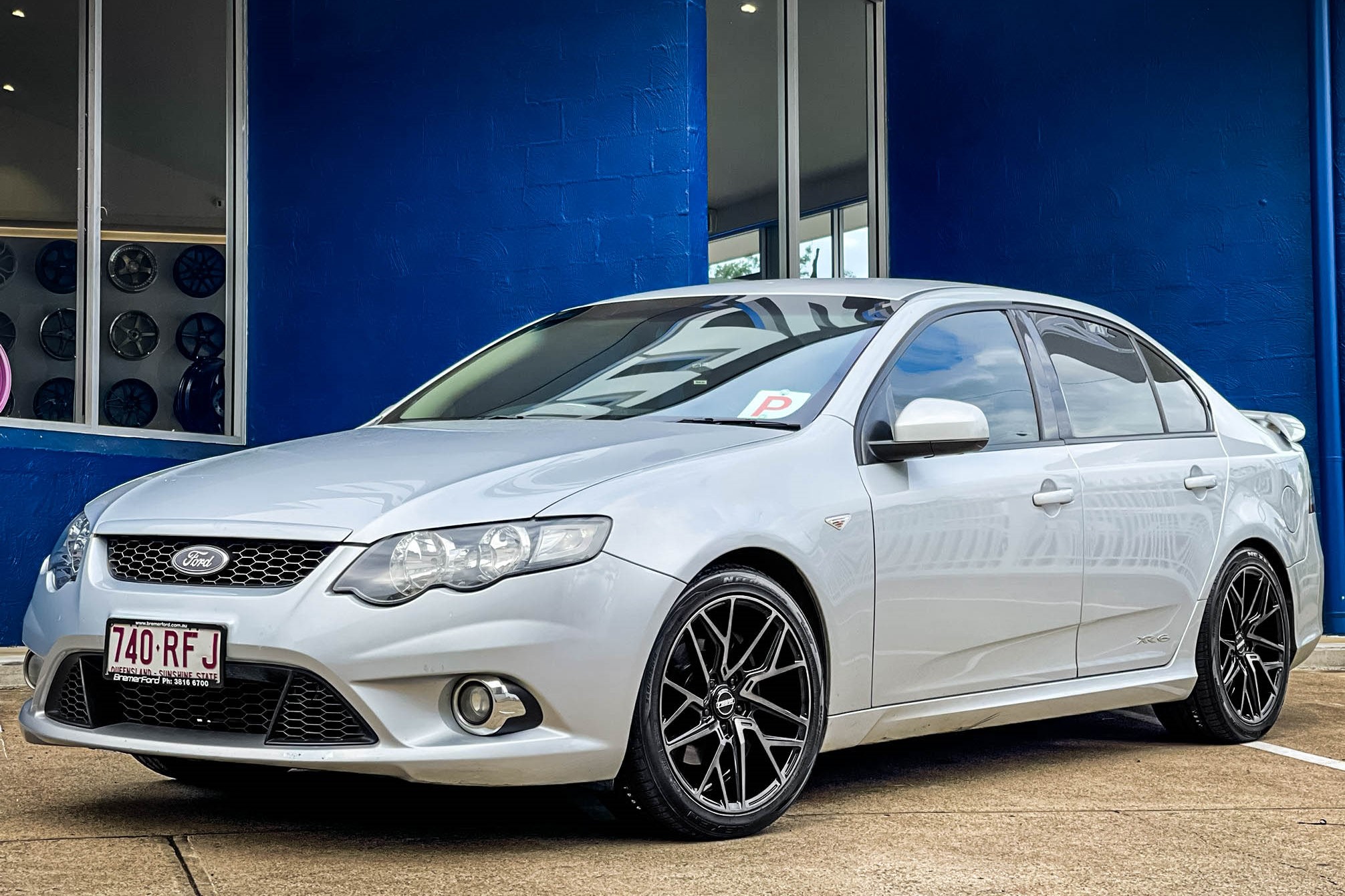 FORD FALCON HUSSLA JACQUES GLOSS BLACK DARK TINT Wheel #11017