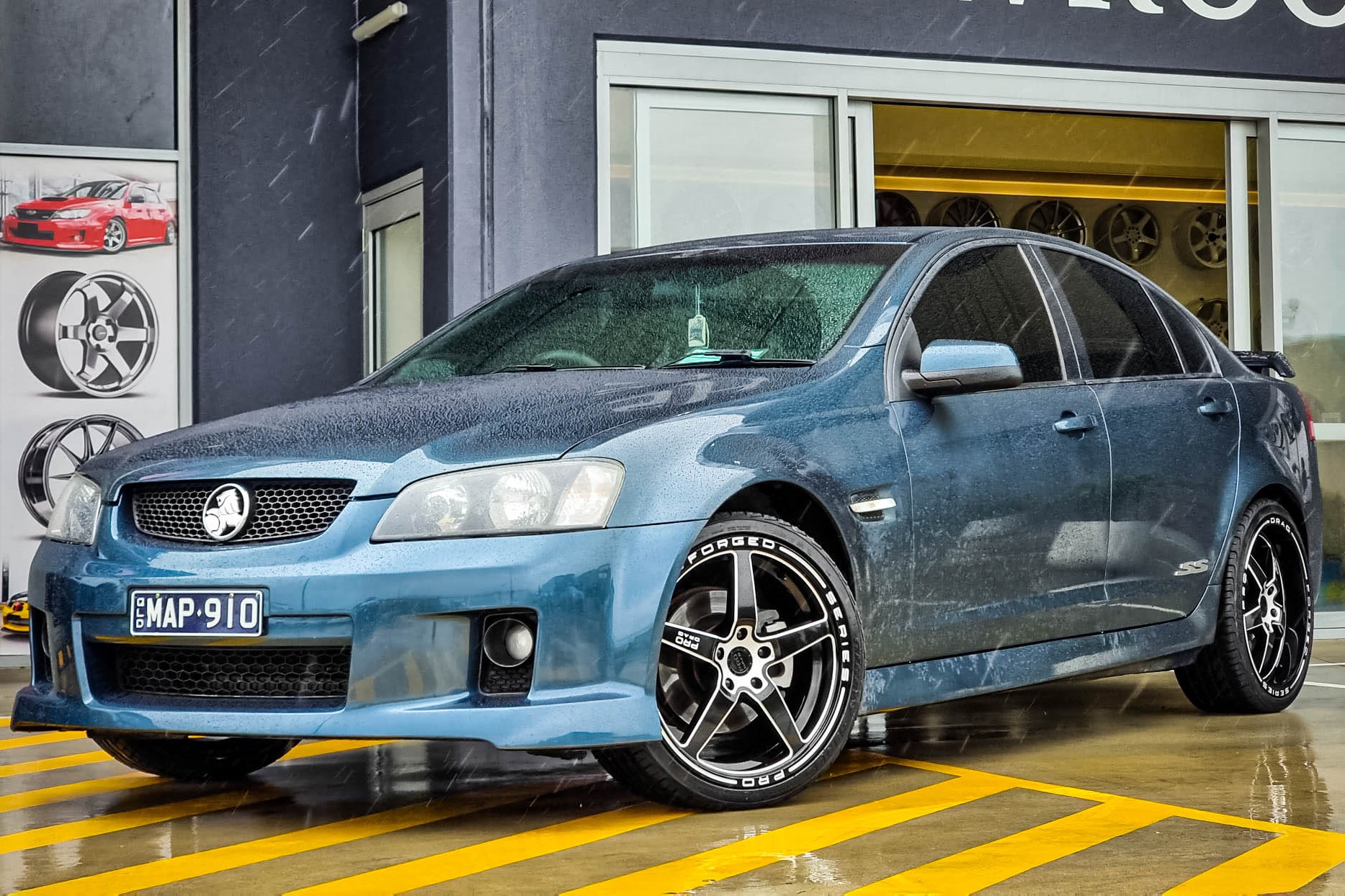 HOLDEN COMMODORE PRO DRAG PD1 BLACK LIP Wheel #11180