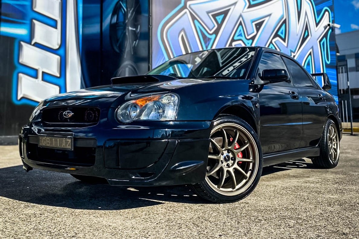 subaru impreza wrx avid av-40 matte bronze wheel #11631