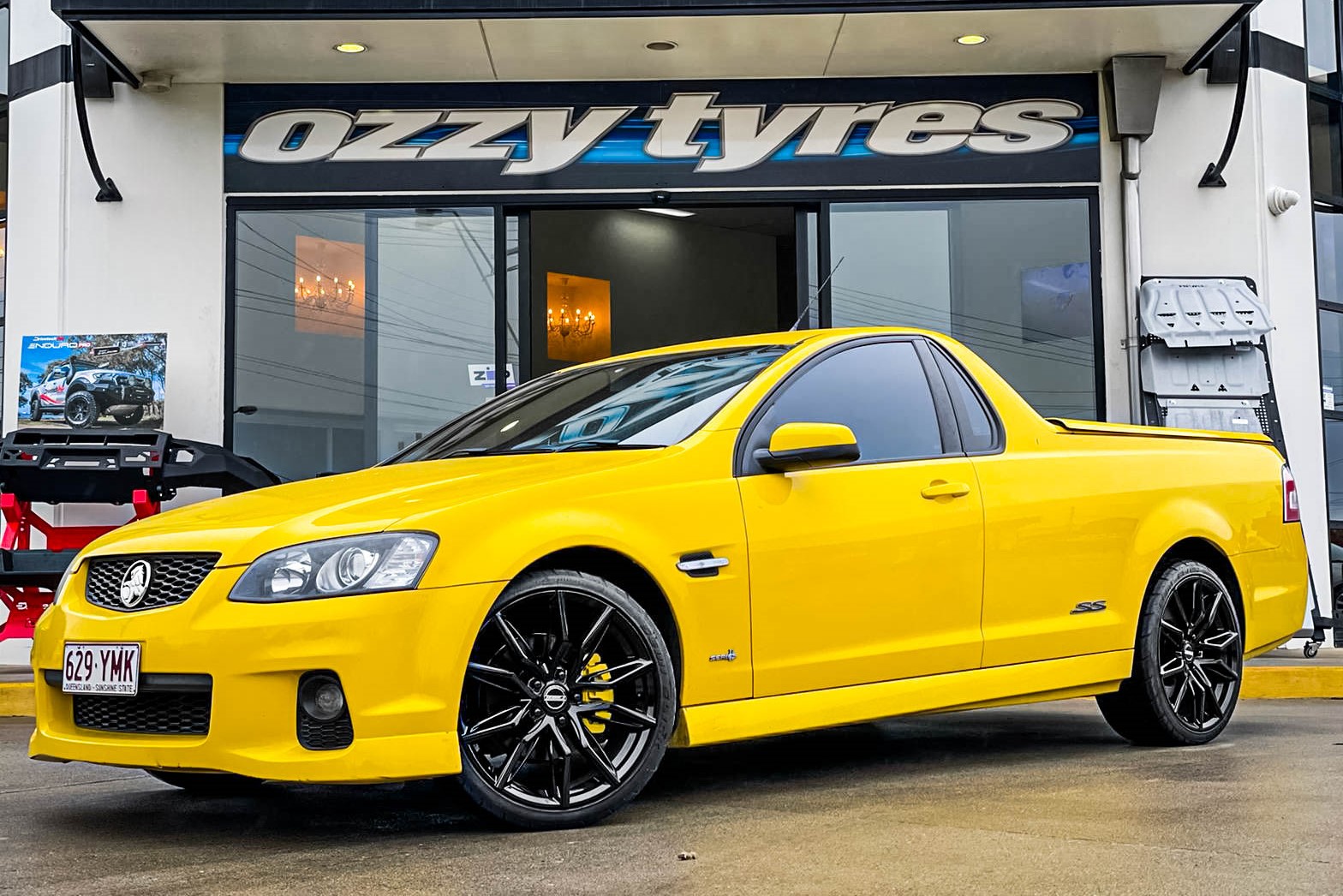 HOLDEN COMMODORE HUSSLA MEDUSA GLOSS BLACK Wheel #11757