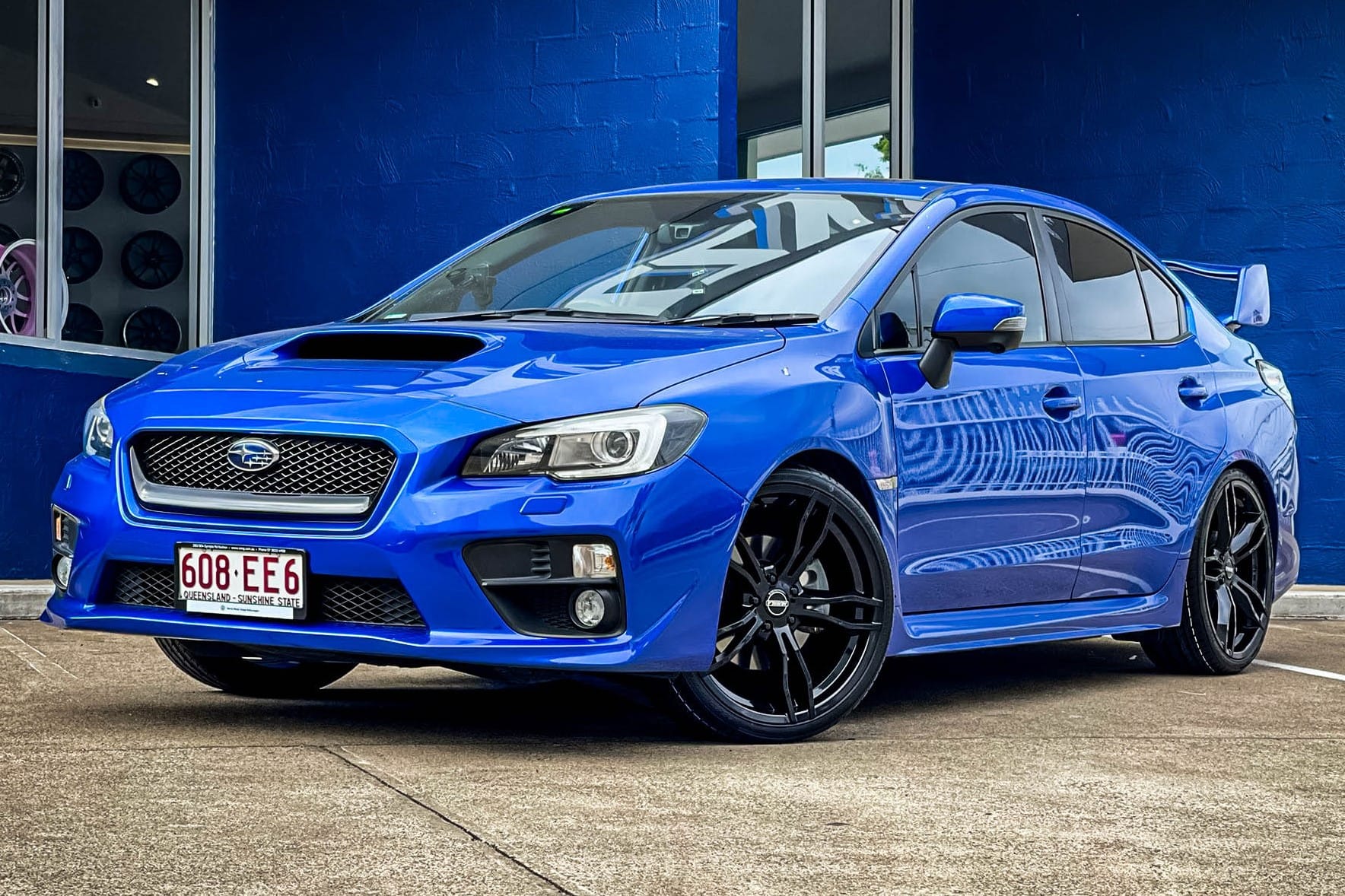 SUBARU WRX HUSSLA ALL STAR GLOSS BLACK Wheel #11785