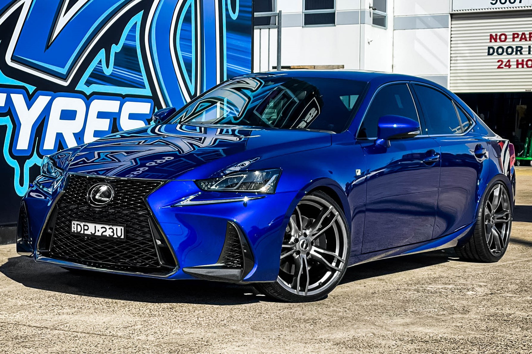 LEXUS IS HUSSLA ALL STAR HYPER BLACK Wheel #11797
