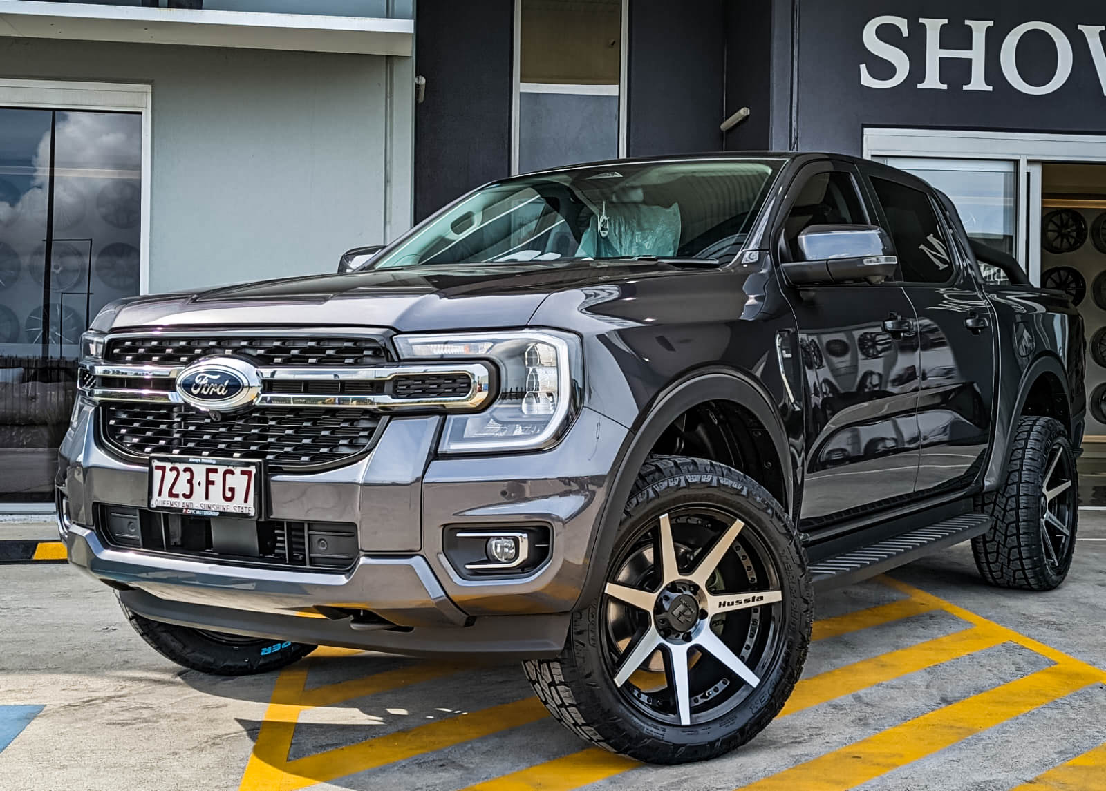 FORD RANGER NEXT GEN HUSSLA DYNASTY MACHINED FACE Wheel #11819
