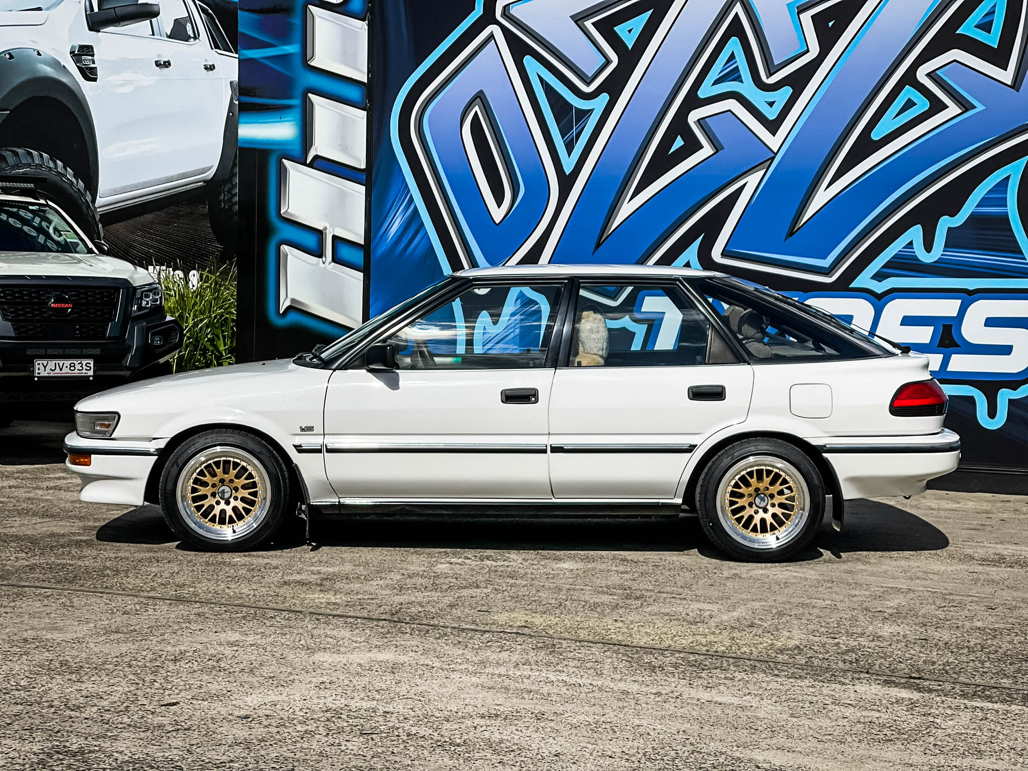 toyota corolla avid av-12 gold machined lip wheel #11822