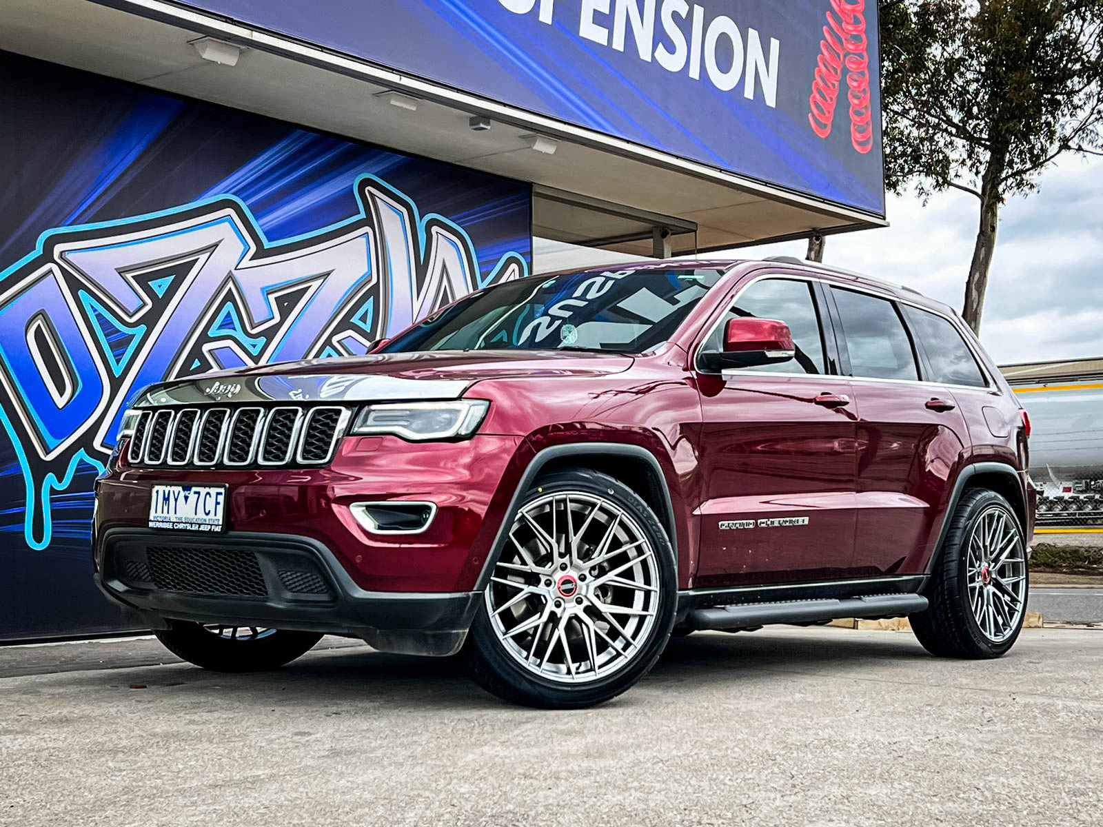 JEEP GRAND CHEROKEE HUSSLA LIT HYPER BLACK Wheel #11826
