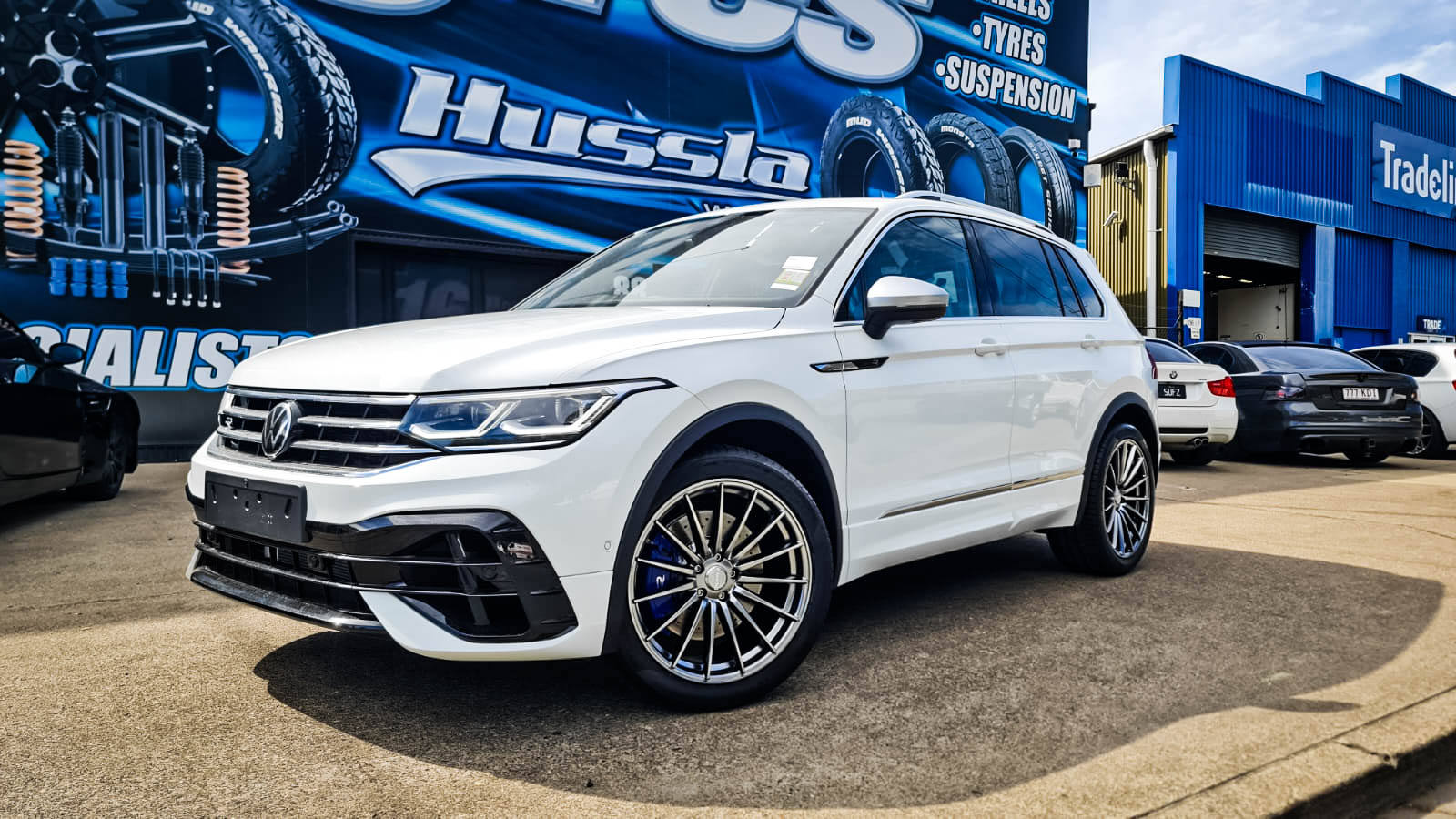 volkswagen tiguan hussla berlin hyper black wheel #11864