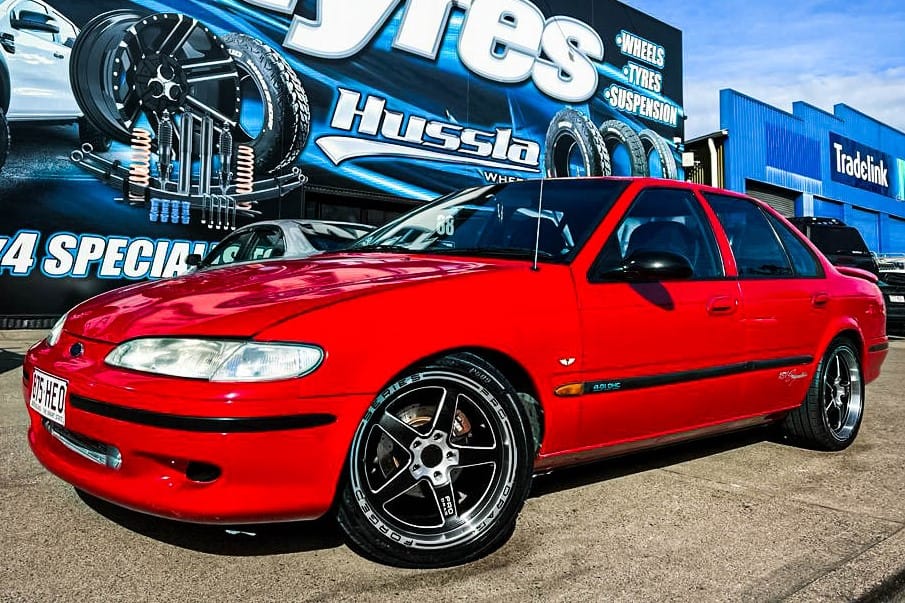 ford falcon pro drag pd1 bb machined lip wheel #11876