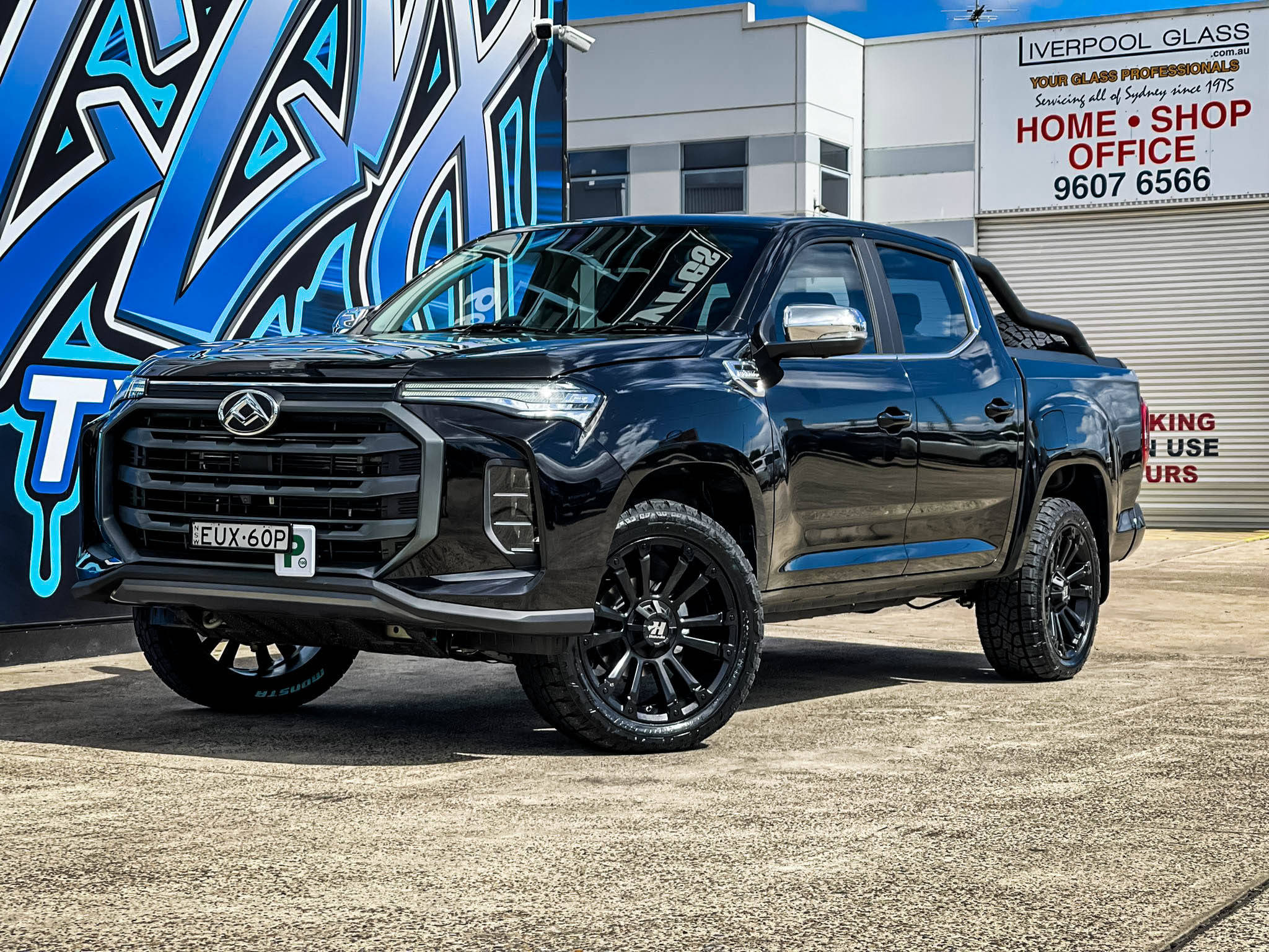 LDV T60 HUSSLA AMBUSH MATTE BLACK Wheel #11880