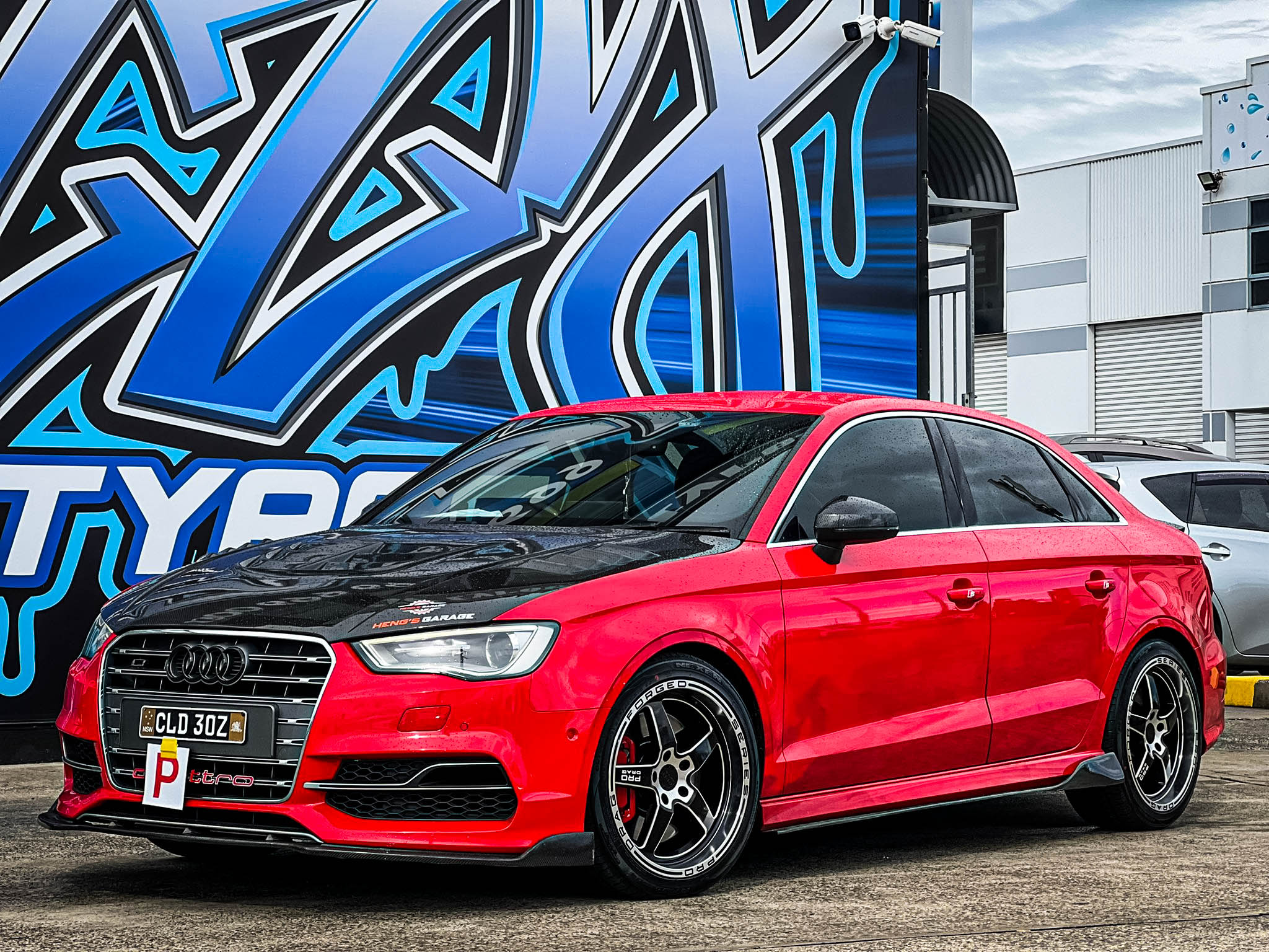 AUDI S3 PRO DRAG PD1 MACHINED LIP Wheel #11909