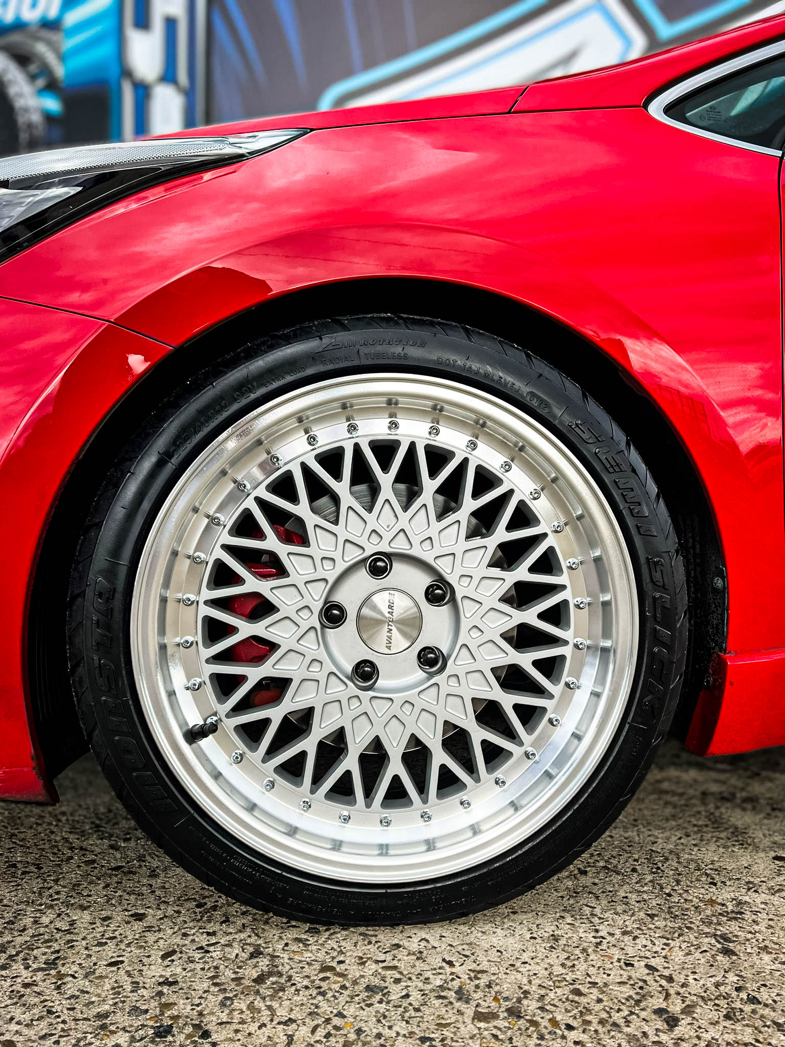 kia ceed avant garde m220 machined silver wheel #11913