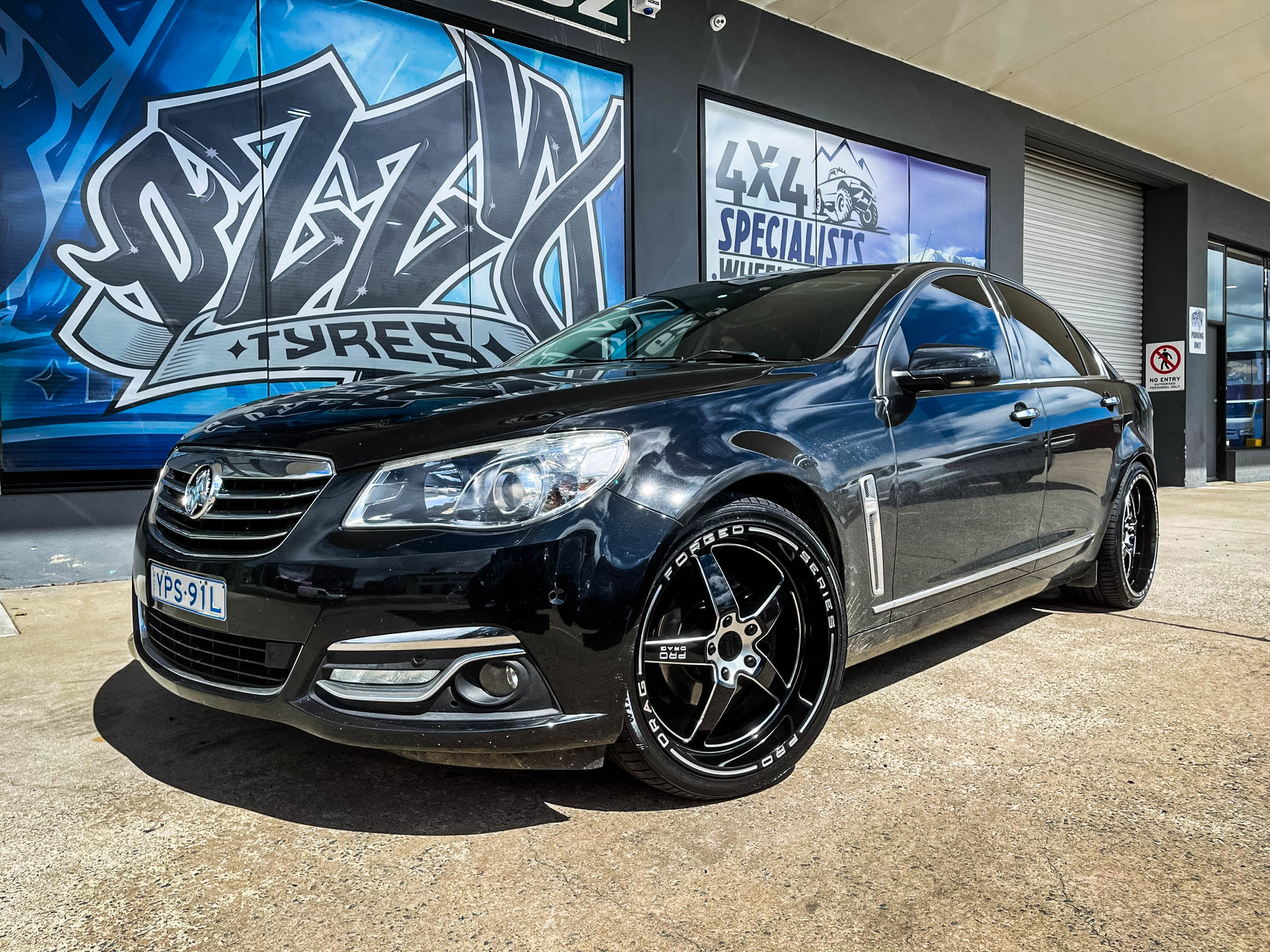 HOLDEN COMMODORE PRO DRAG PD1 BLACK LIP Wheel #12051