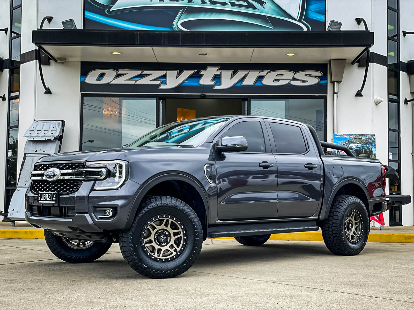 FORD RANGER NEXT GEN HUSSLA TERROR MATTE BRONZE Wheel #12055