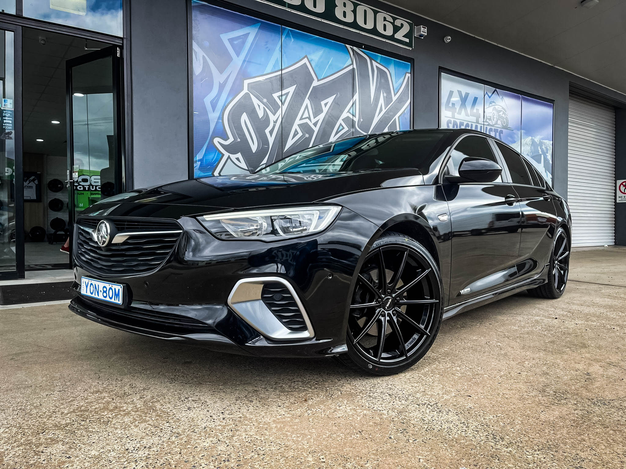 HOLDEN CRUZE HUSSLA MOZ GLOSS BLACK Wheel #12063