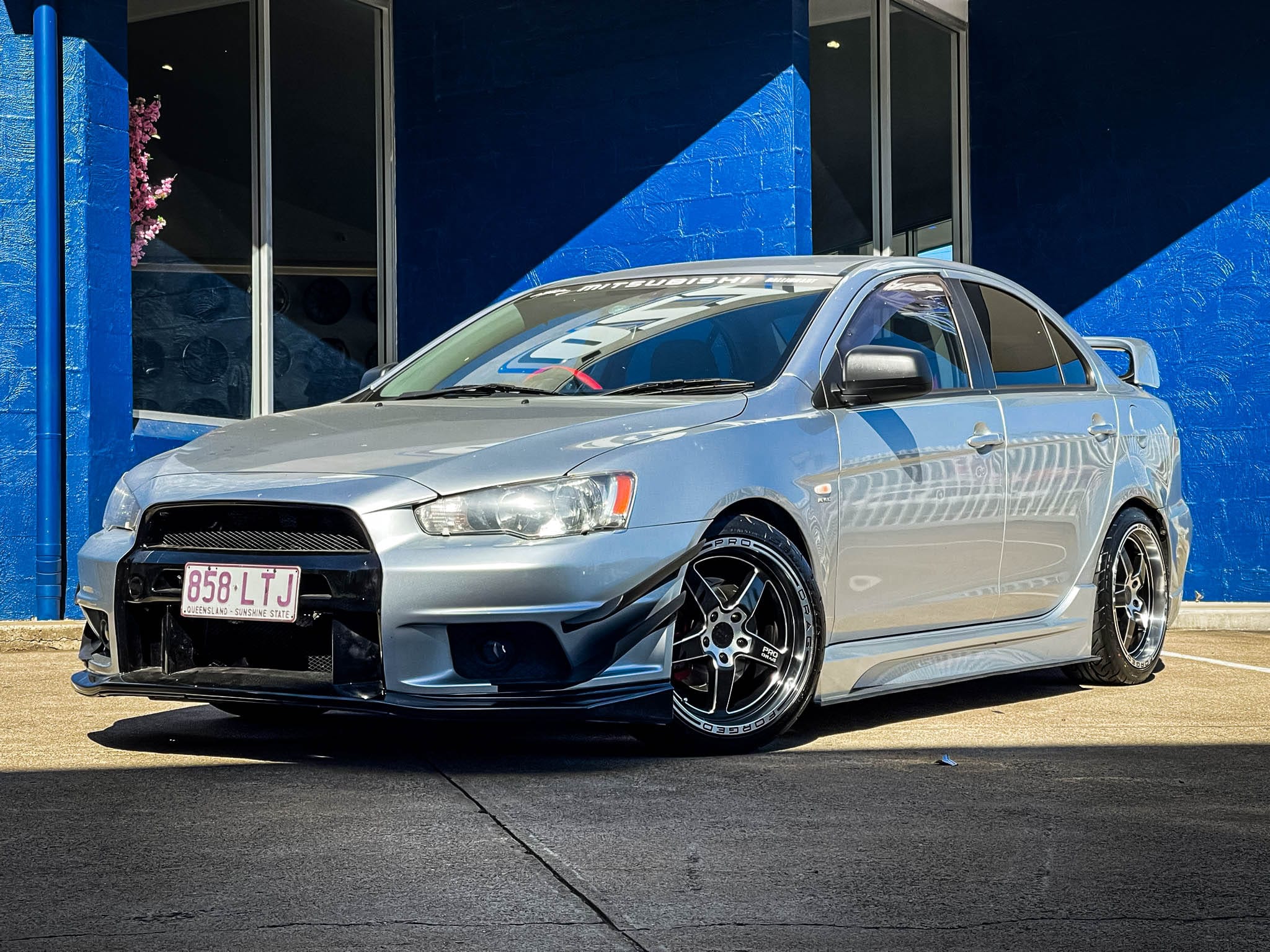 MITSUBISHI LANCER PRO DRAG PD1 MACHINED LIP Wheel #12124