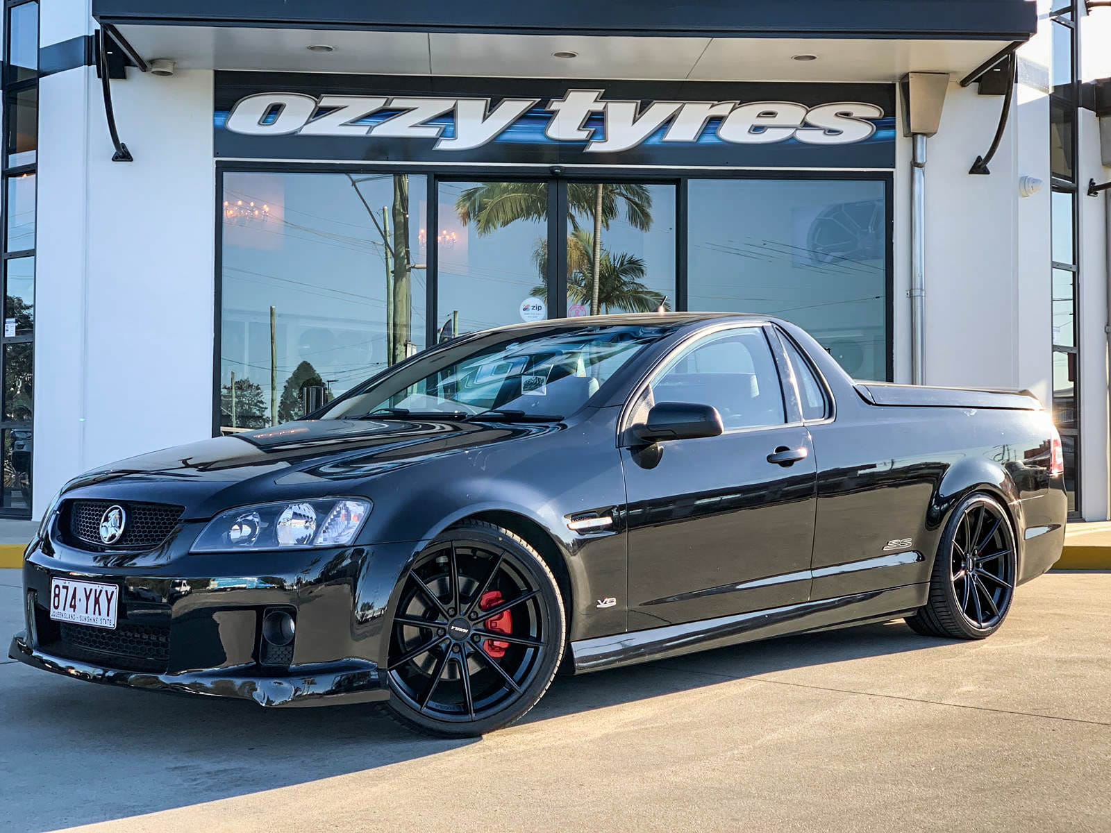 Holden ute hussla moz matte black #1214