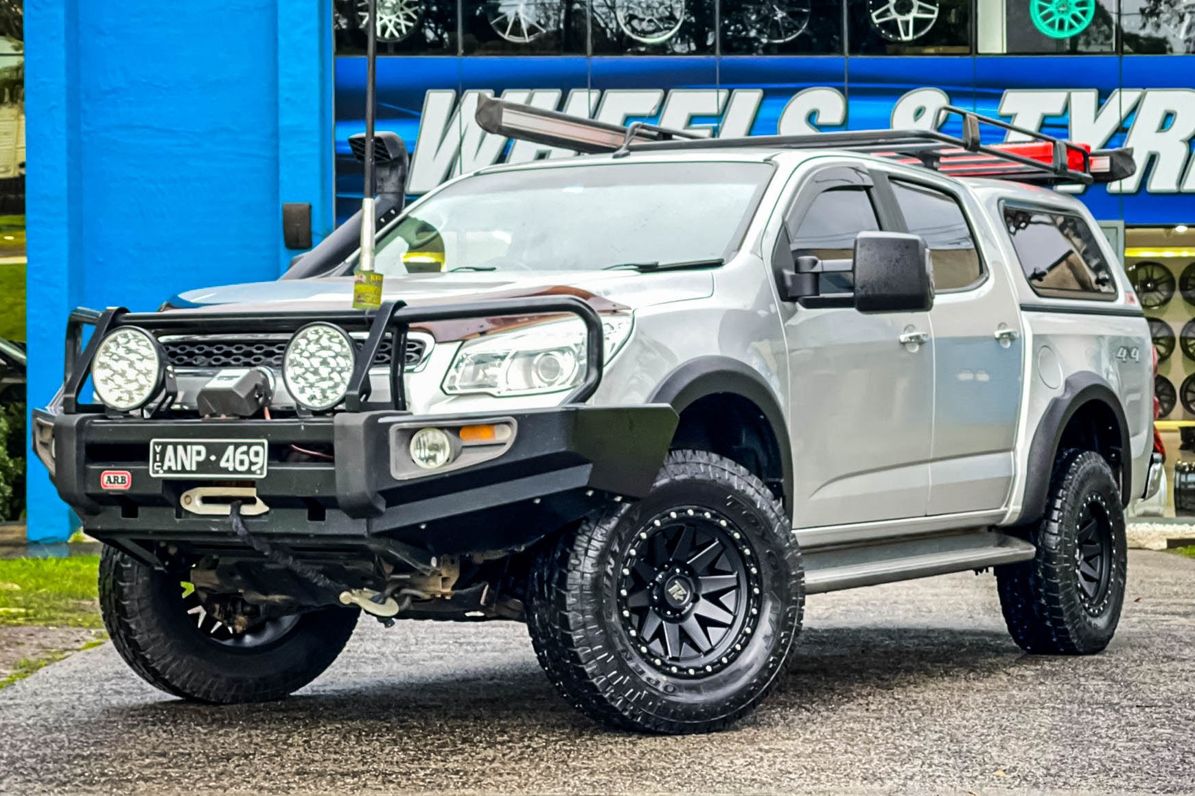 HOLDEN COLORADO HUSSLA COMRADE MATTE BLACK Wheel #12199