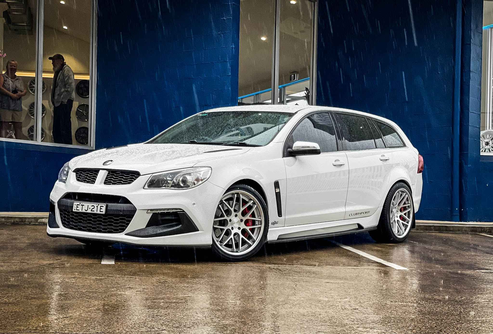 holden hsv clubsport vertini magic bright silver chrome lip wheel #12231