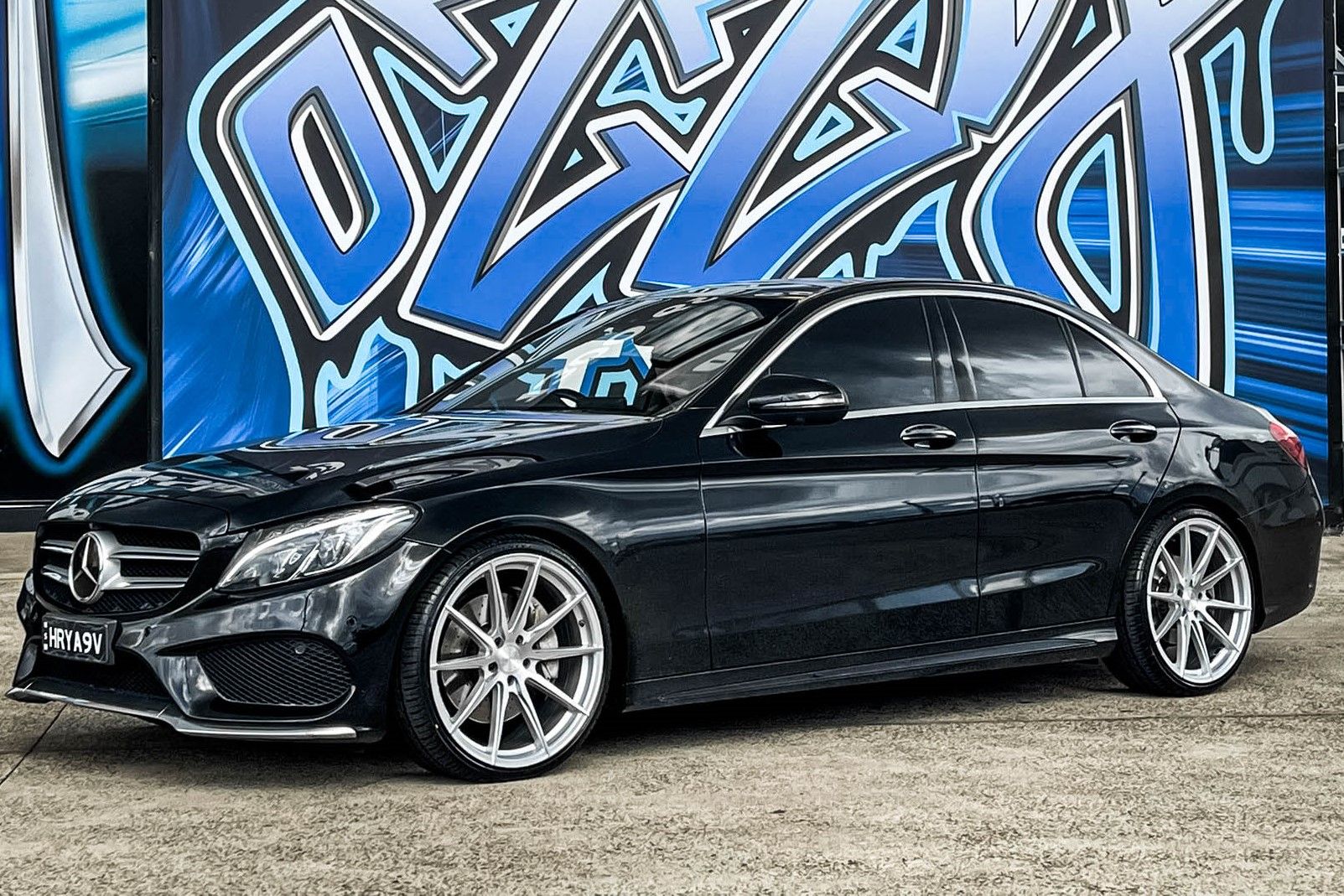 MERCEDES-BENZ C-CLASS VERTINI RF1.1 BRUSHED SILVER MACHINED FACE Wheel #12235