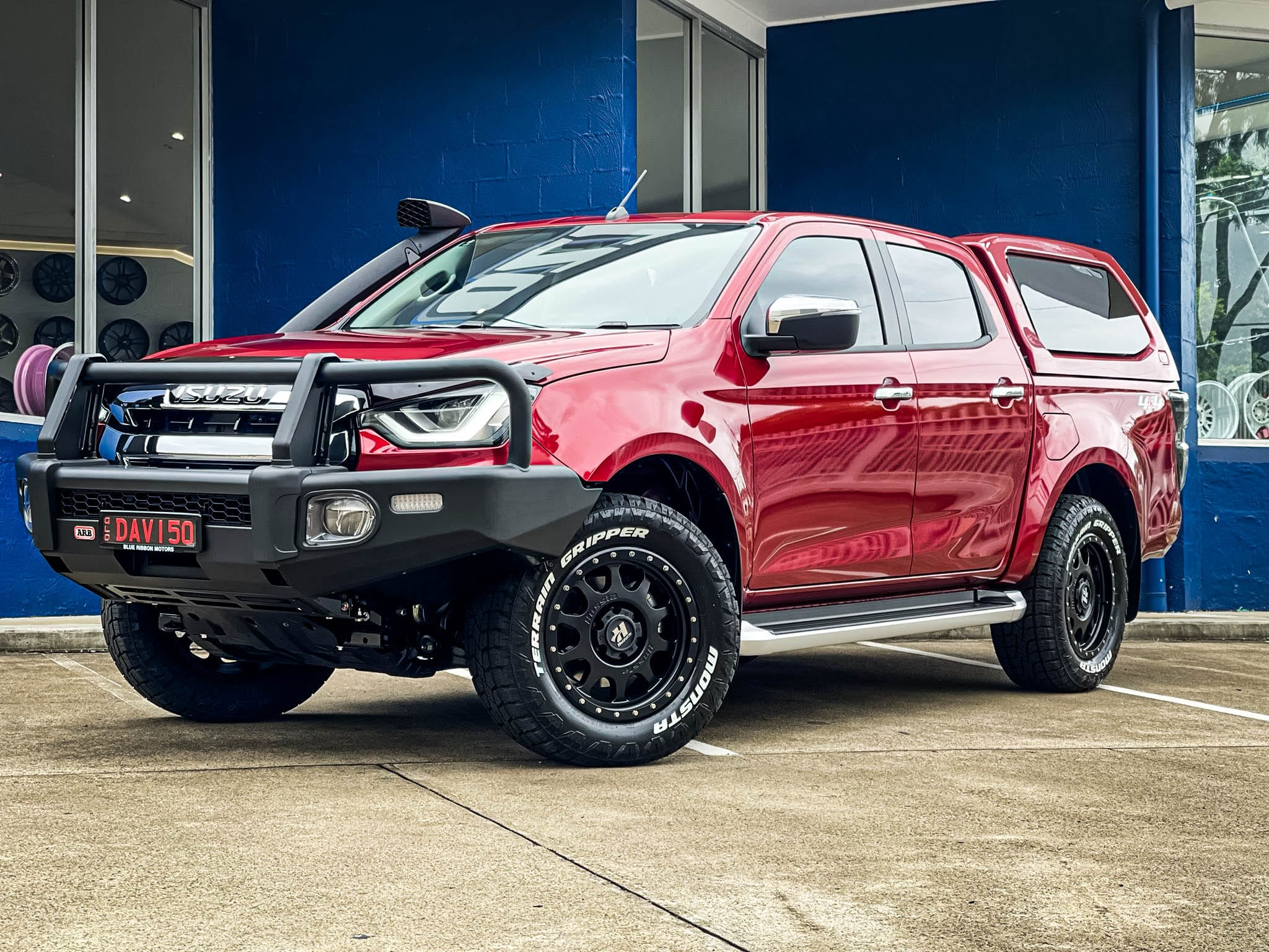 ISUZU D-MAX HUSSLA RAPTOR MATTE BLACK Wheel #12243