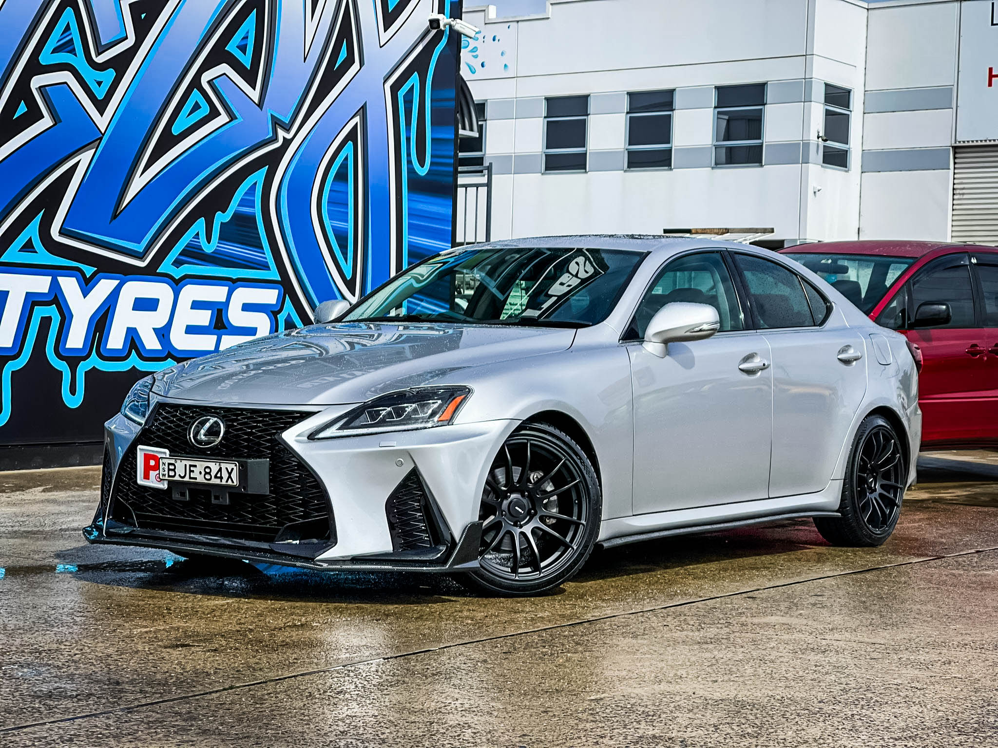 lexus is avid av-20 matte black wheel #12312