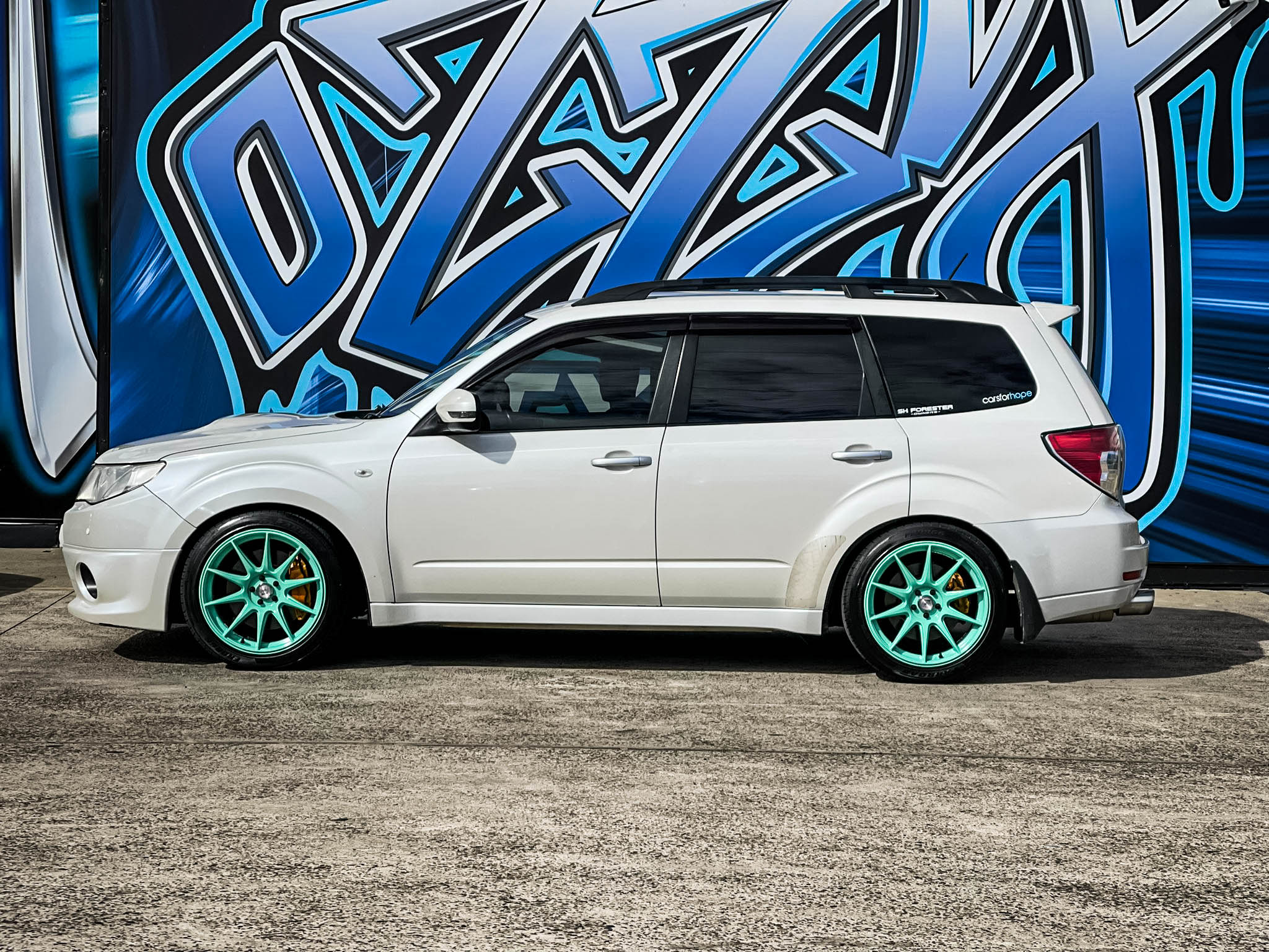 subaru forester hussla 027 pastel mint wheel #12314