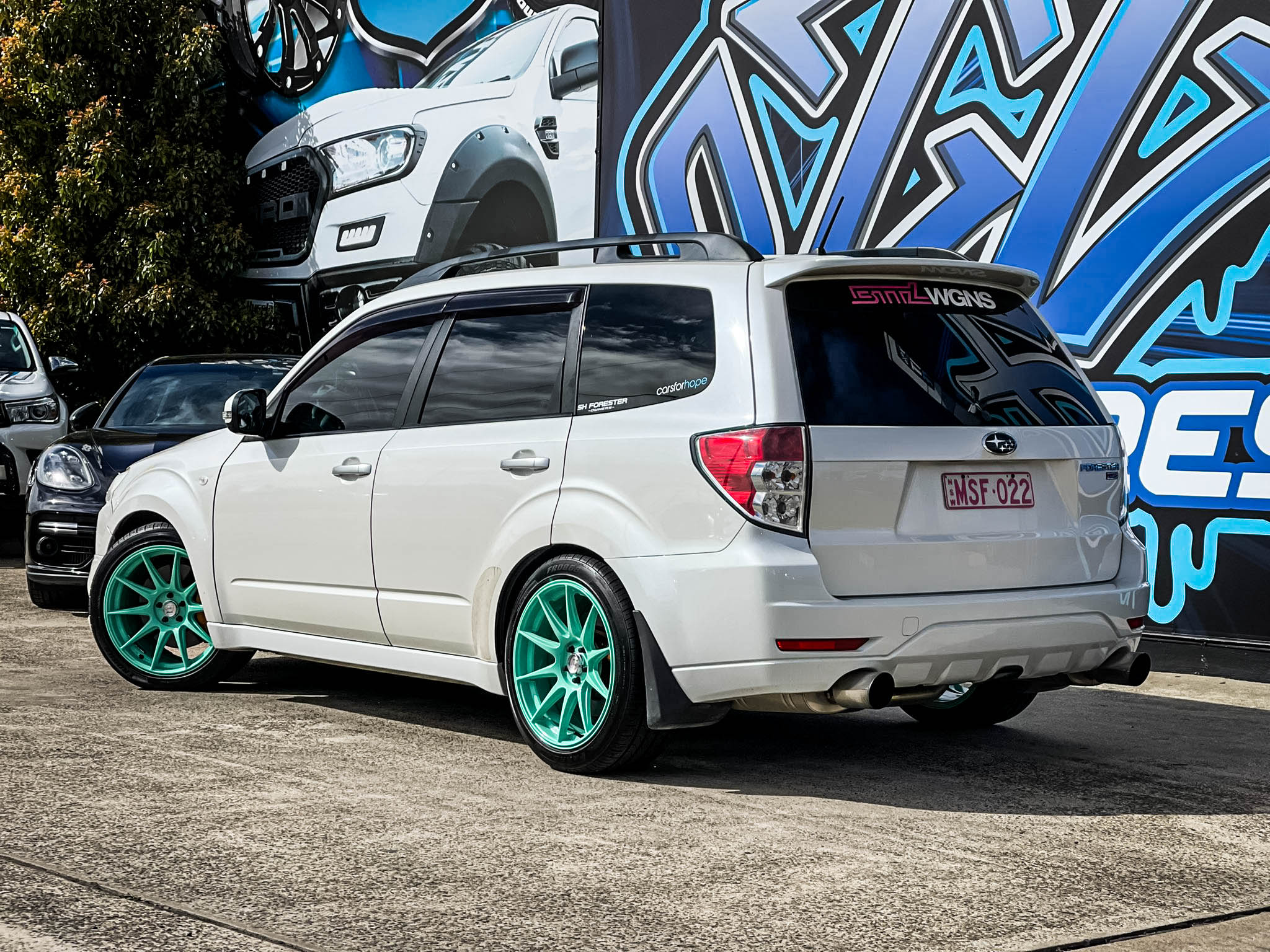 subaru forester hussla 027 pastel mint wheel #12314