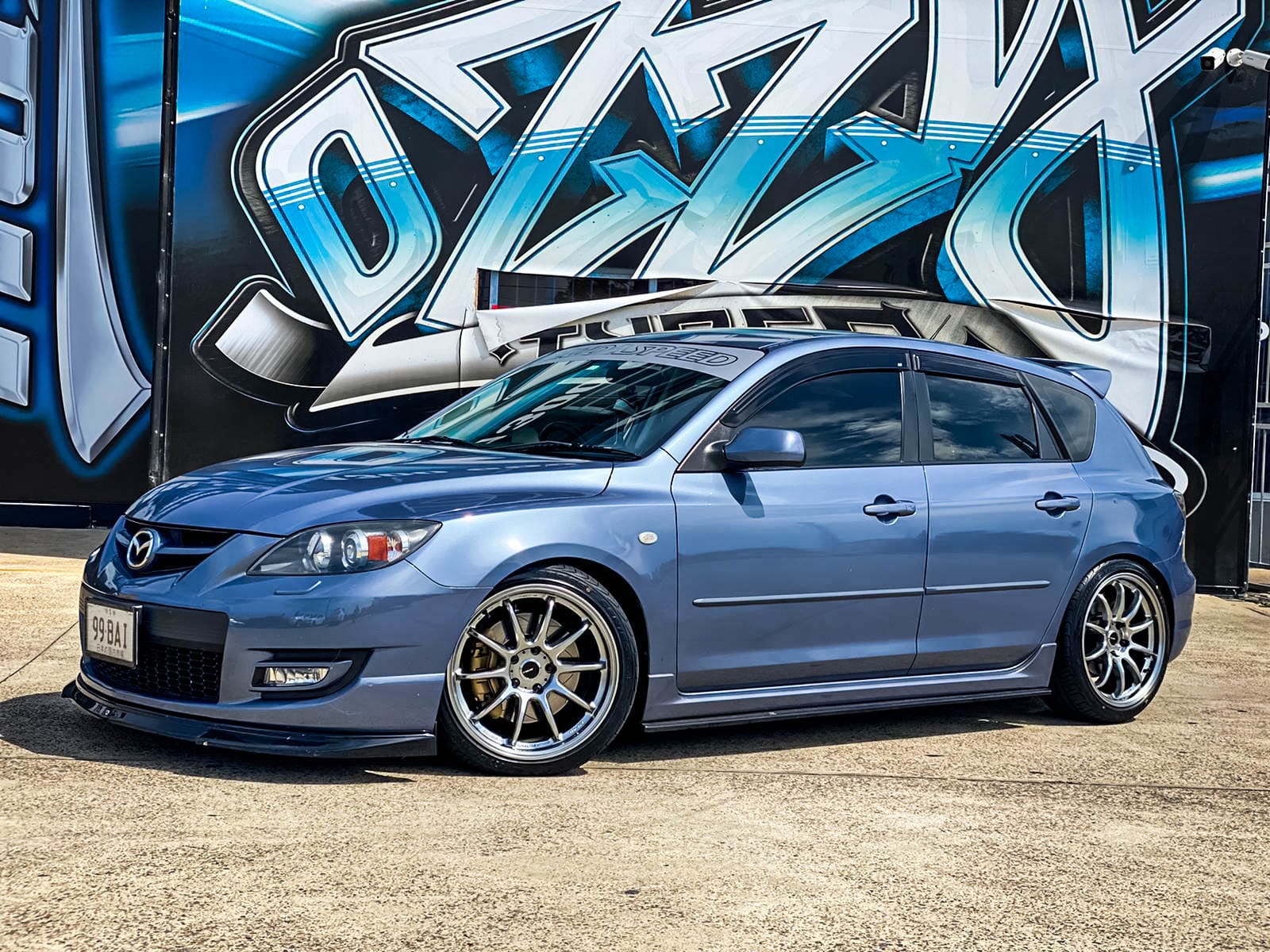 mazda 3 avid av-40 hyper black wheel #12332