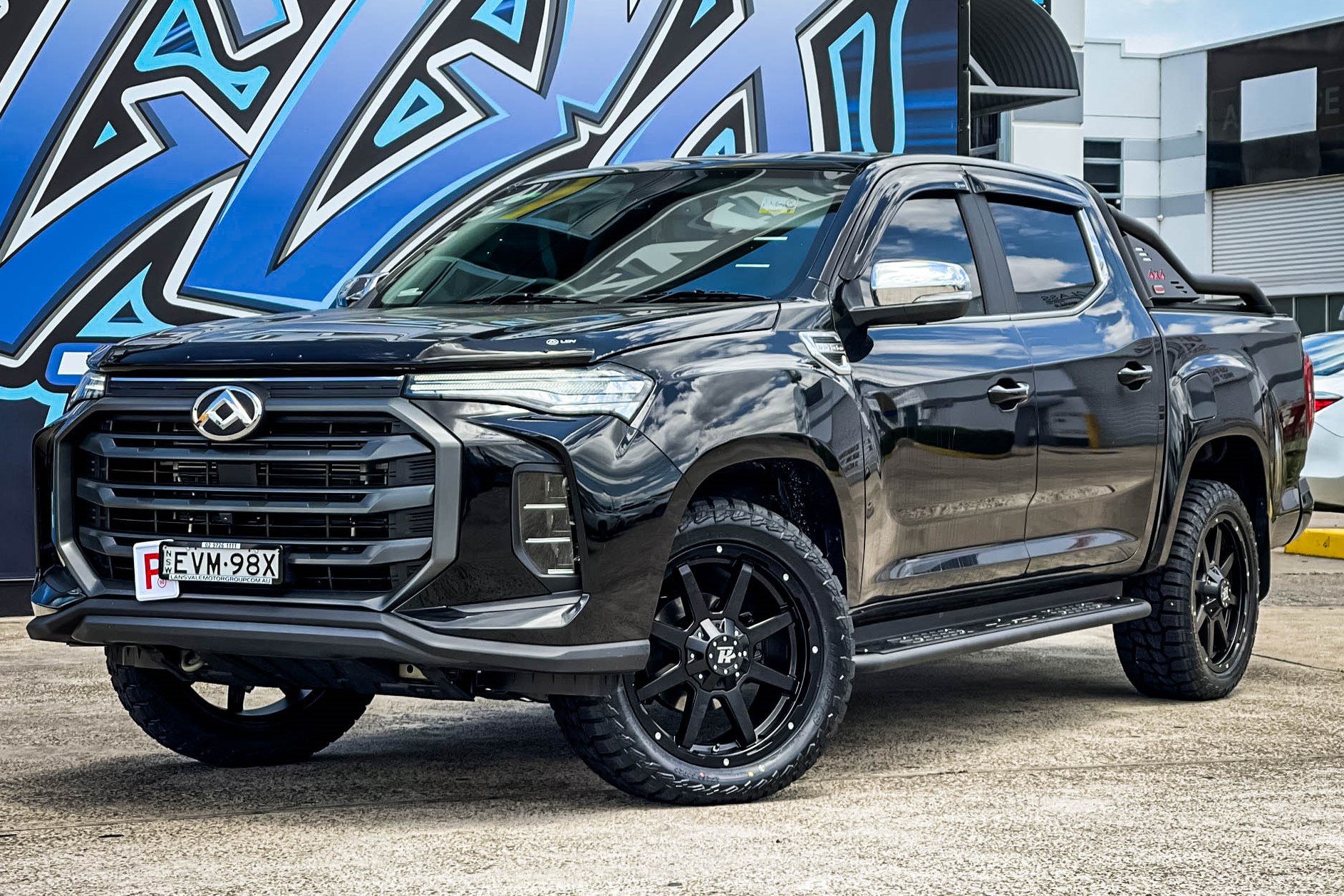 LDV T60 HUSSLA STEALTH MATTE BLACK Wheel #12379