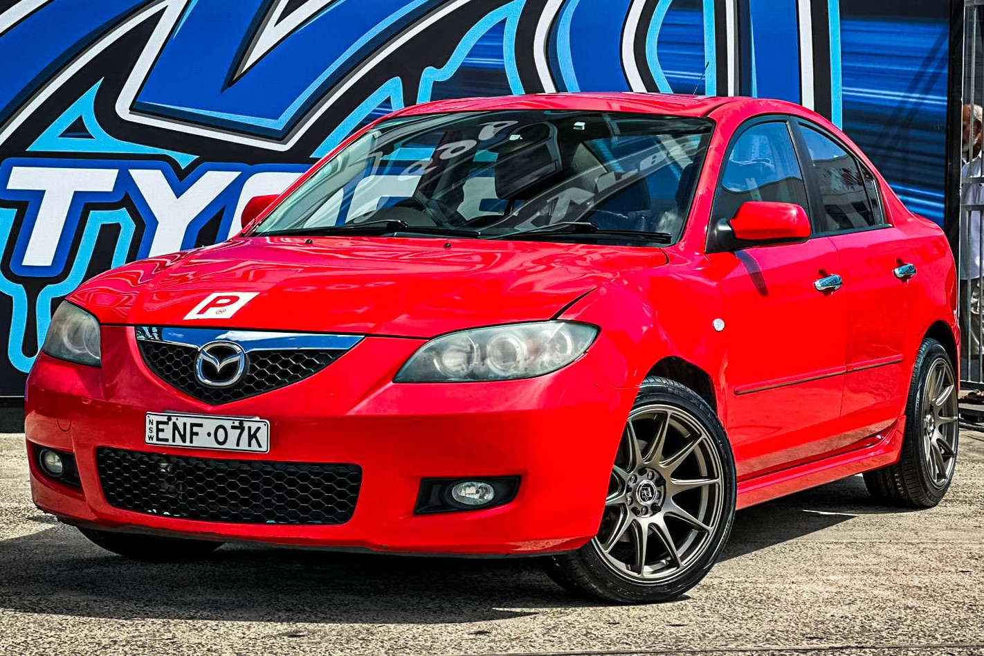 MAZDA 3 HUSSLA 027 MATTE BRONZE Wheel #12433