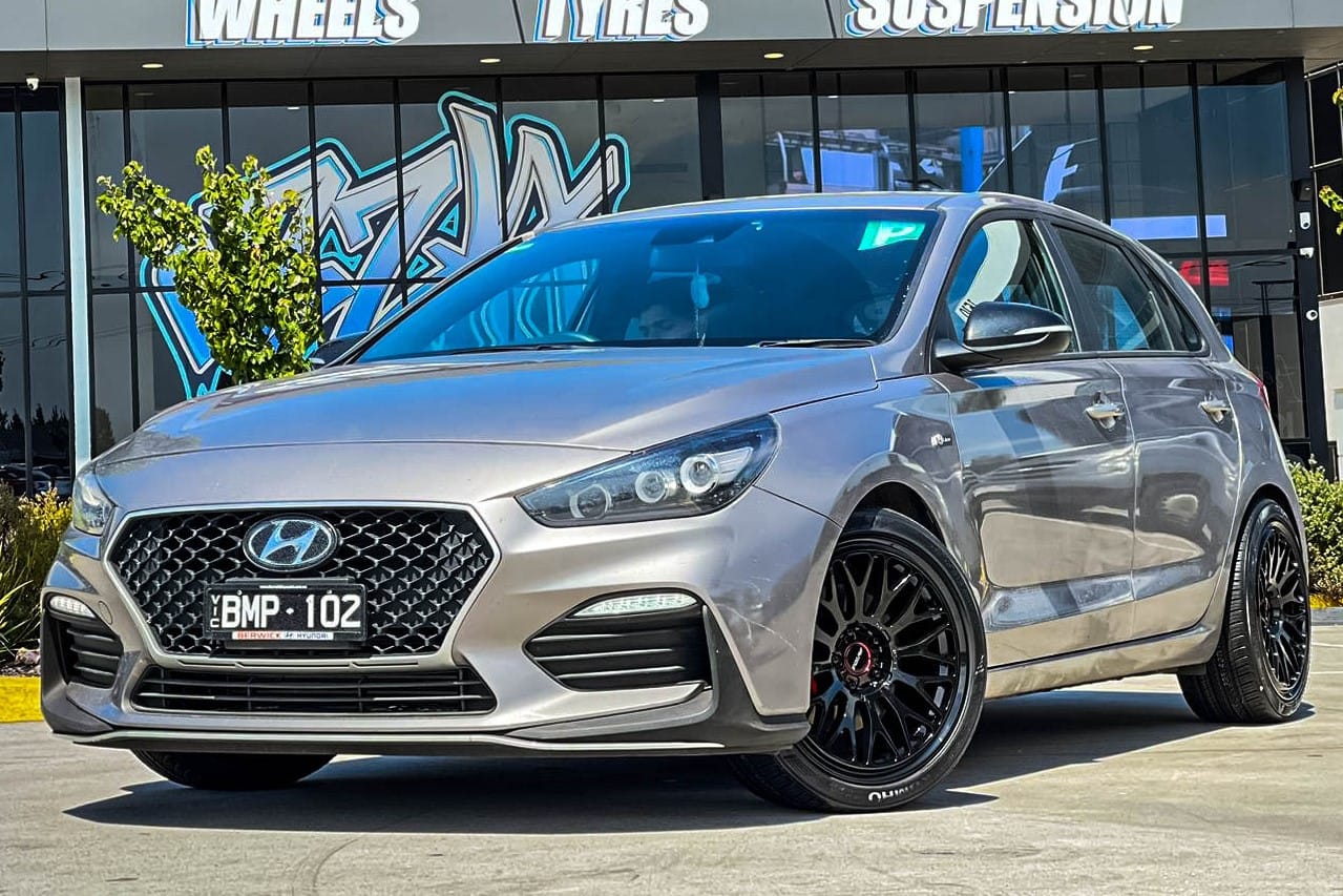 HYUNDAI I30 AVID AV-44 GLOSS BLACK Wheel #12473