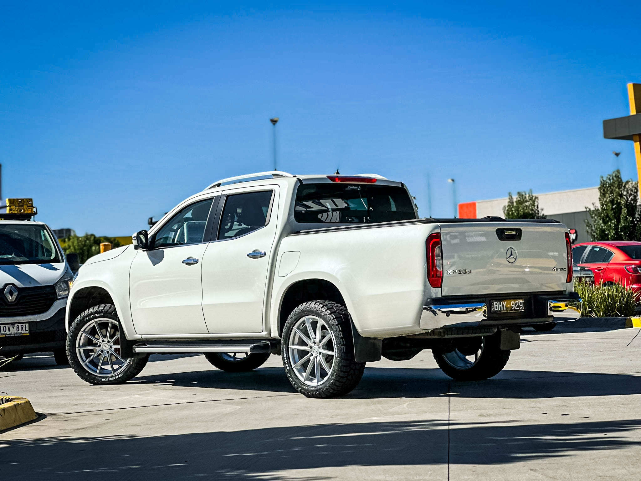 mercedes-benz x-class hussla moz bright silver wheel #12481
