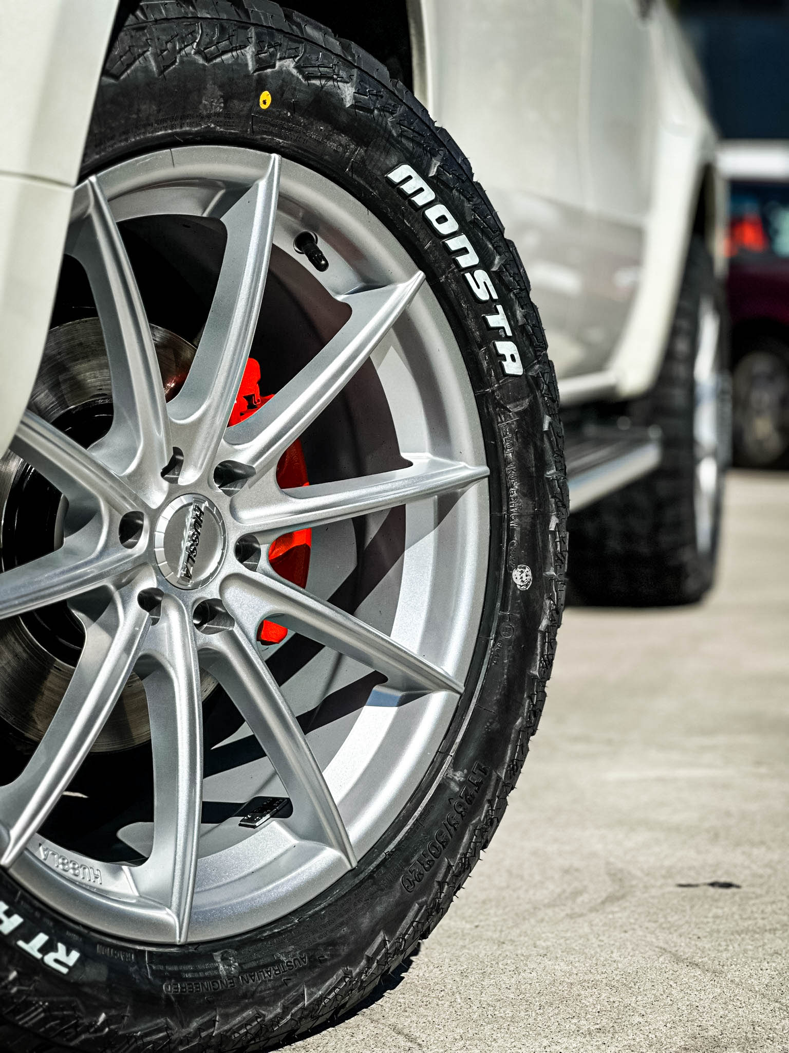 mercedes-benz x-class hussla moz bright silver wheel #12481
